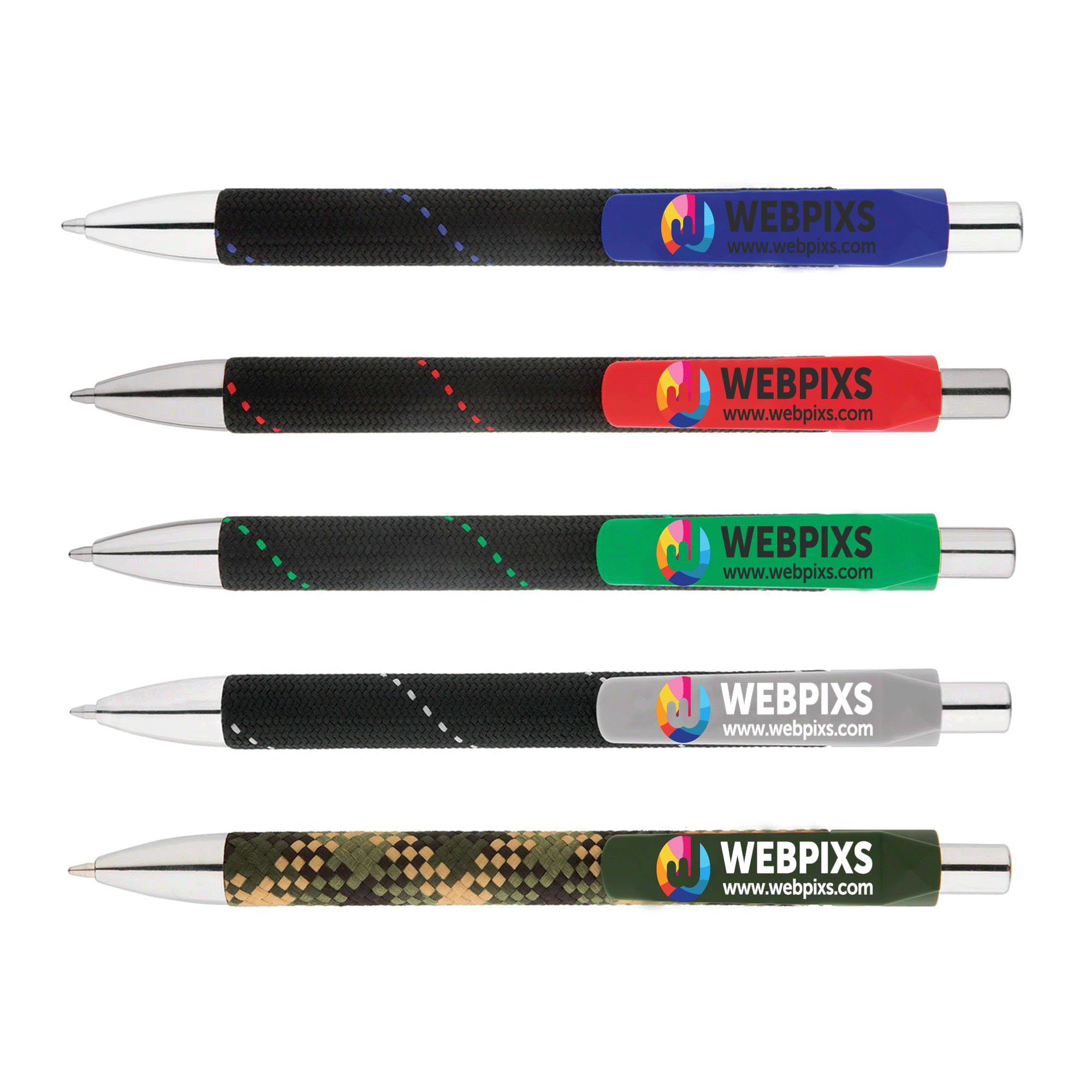 Custom Full Color Braided Fabric Pen | Pens.com