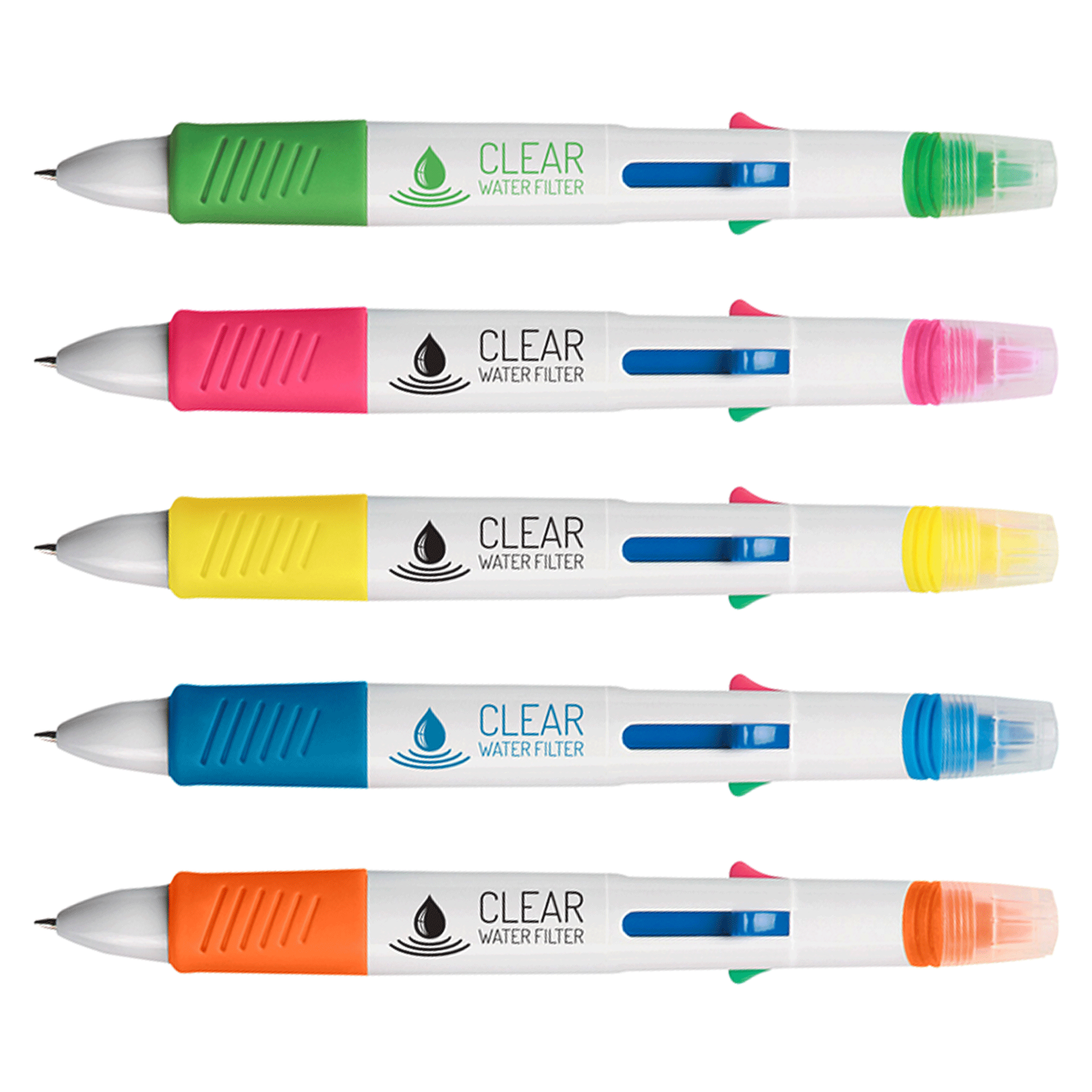 Custom Quatro Pen With Highlighter | Pens.com