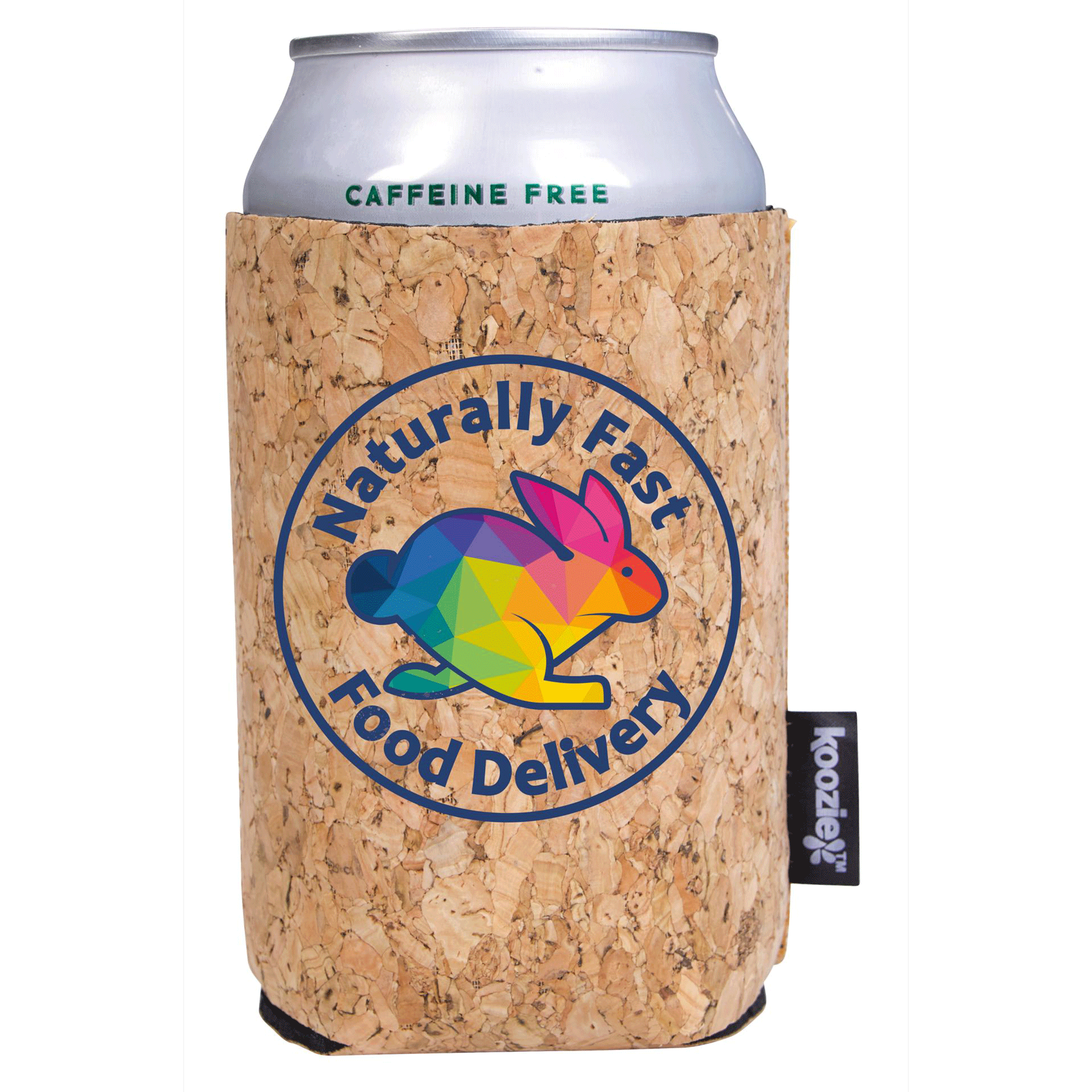 Custom Full Color Koozie® Cork Can Cooler | Pens.com