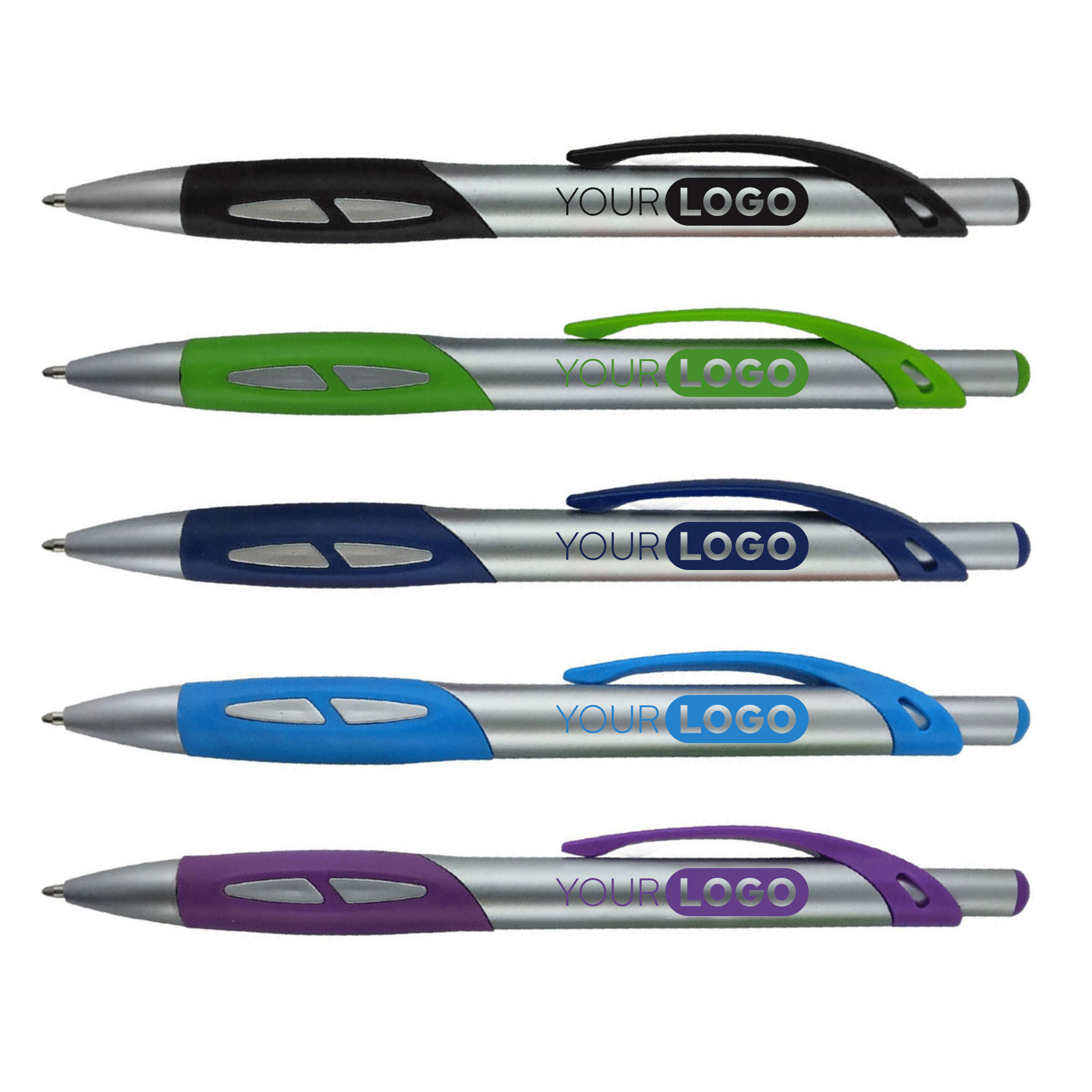 Custom Silver Bruin Pen | Pens.com