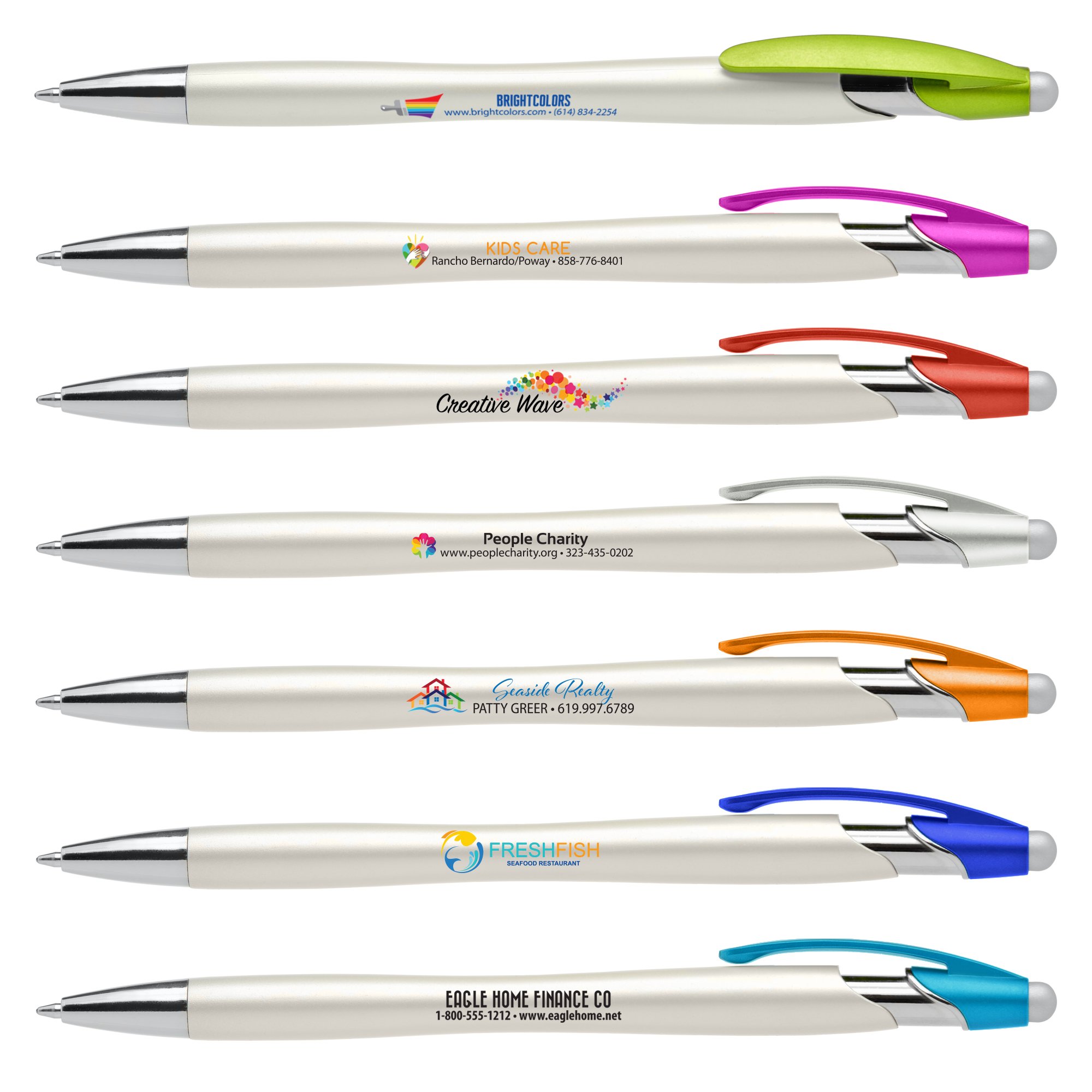 Custom Britebrand™ Pearl Vortex Pen | Pens.com