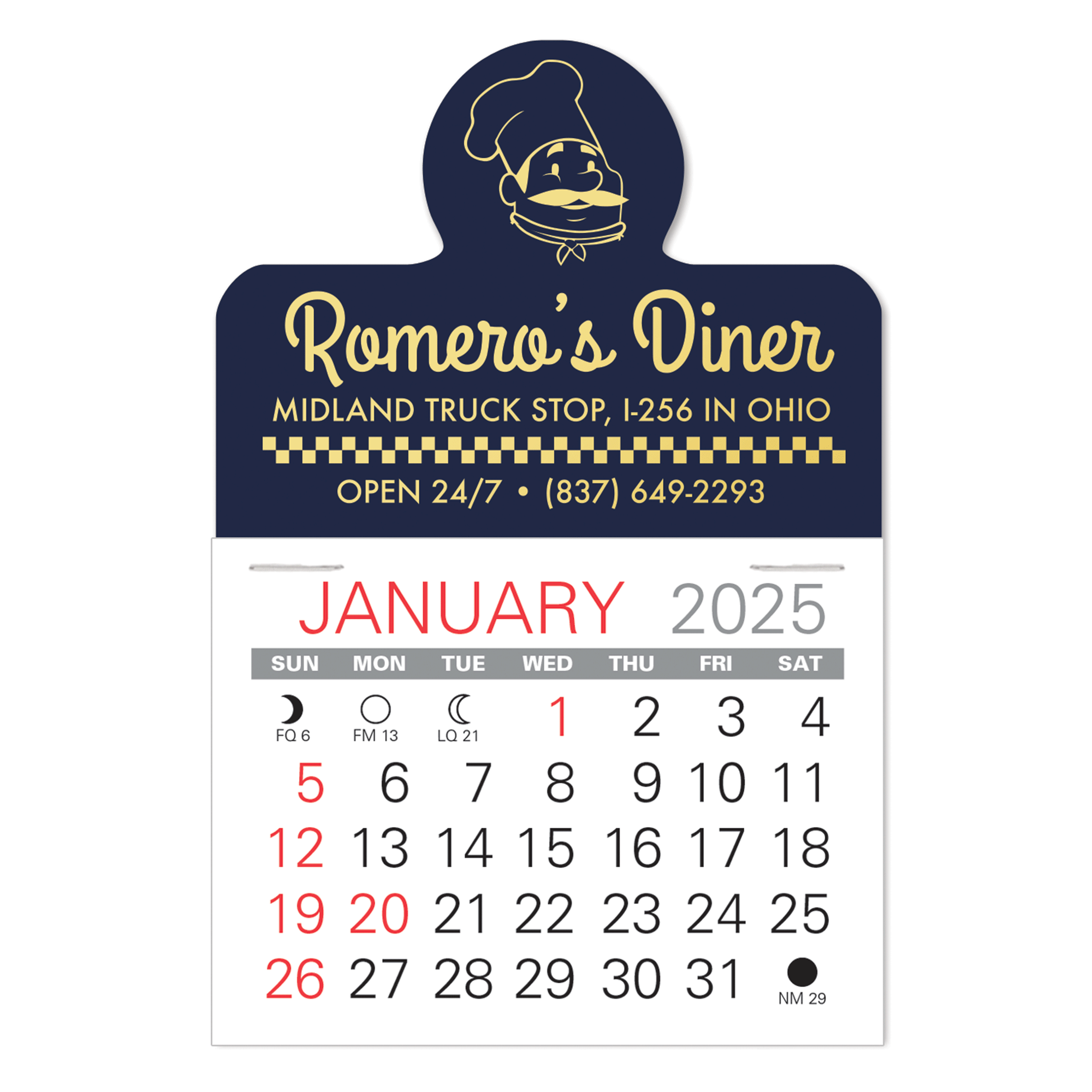 Custom Value Stick Calendar - Spotlight | Pens.com