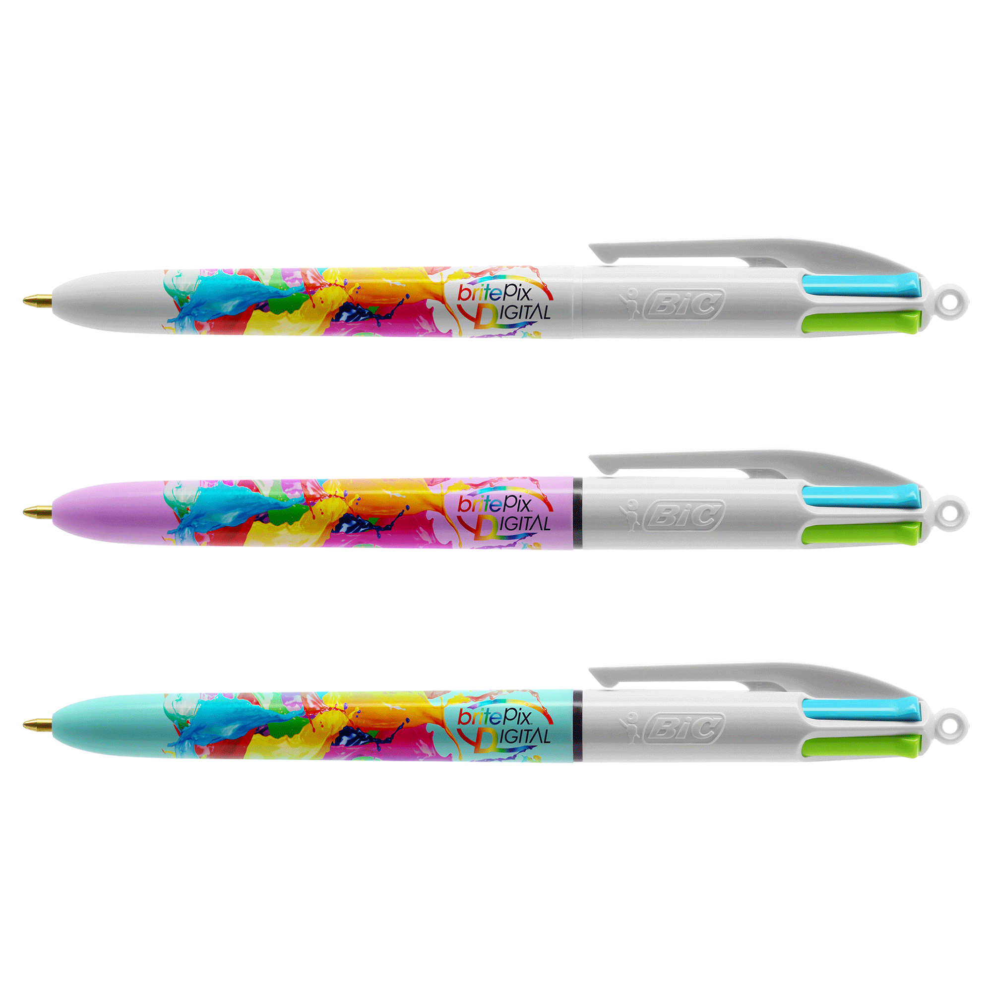 Promotional Full Colour BIC® 4 Colours Fashion Ballpen with Logo | Pens.com