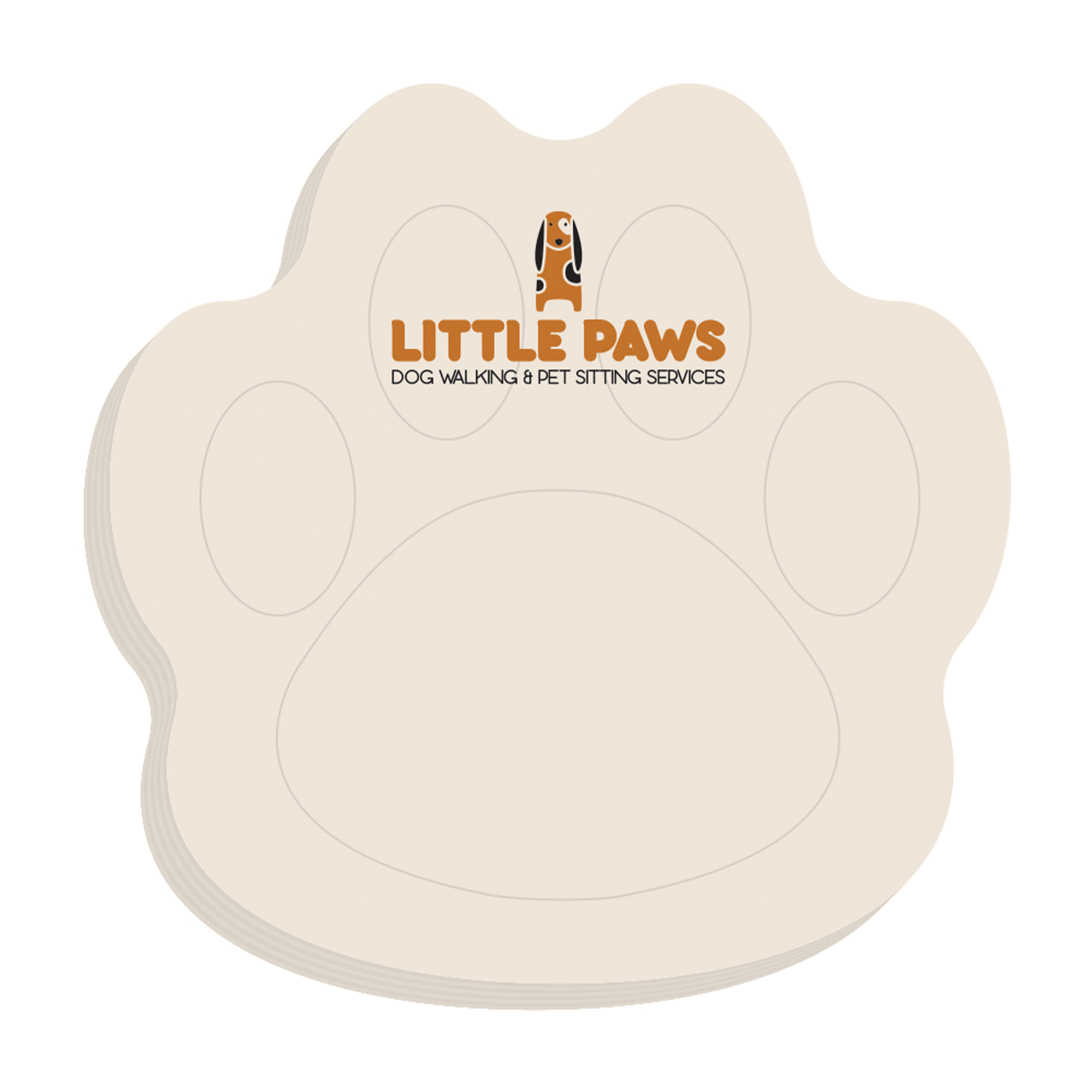 Custom Souvenir® 3'' x 3'' Die Cut Sticky Note™, 25 sheet | Pens.com