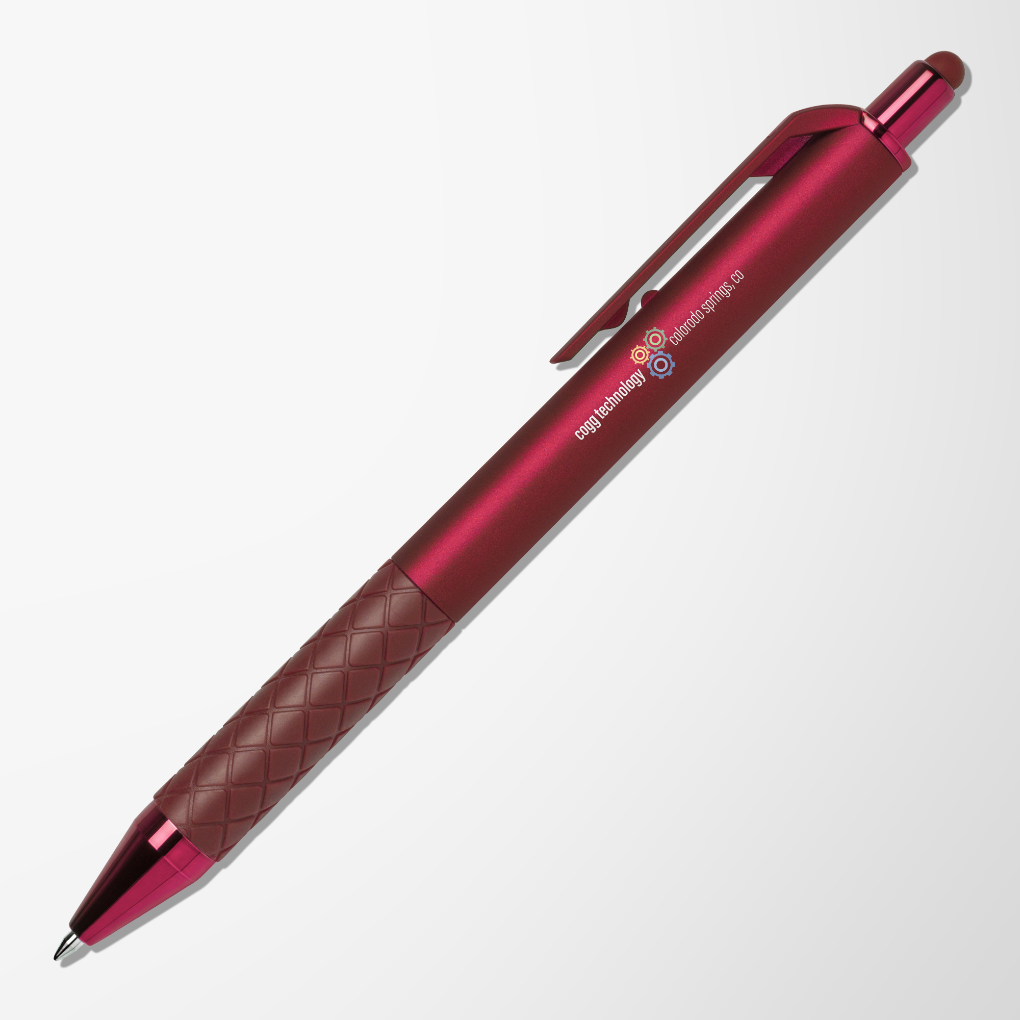 Custom Full Color Monochrome Miles Stylus Pen | Pens.com