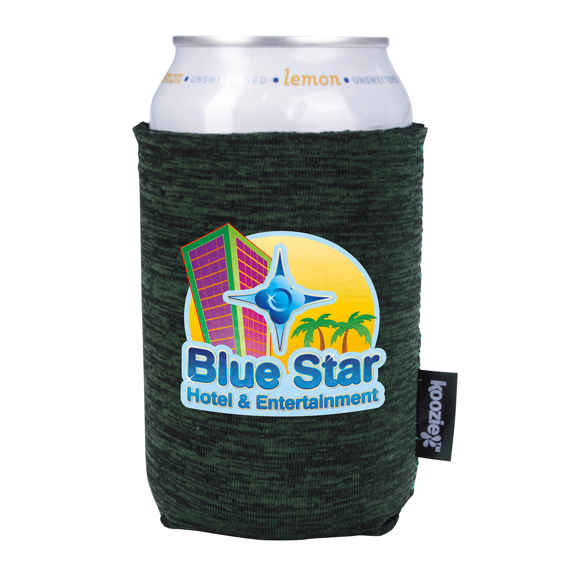 Custom Full Color Koozie® Heather Collapsible Can Cooler | Pens.com