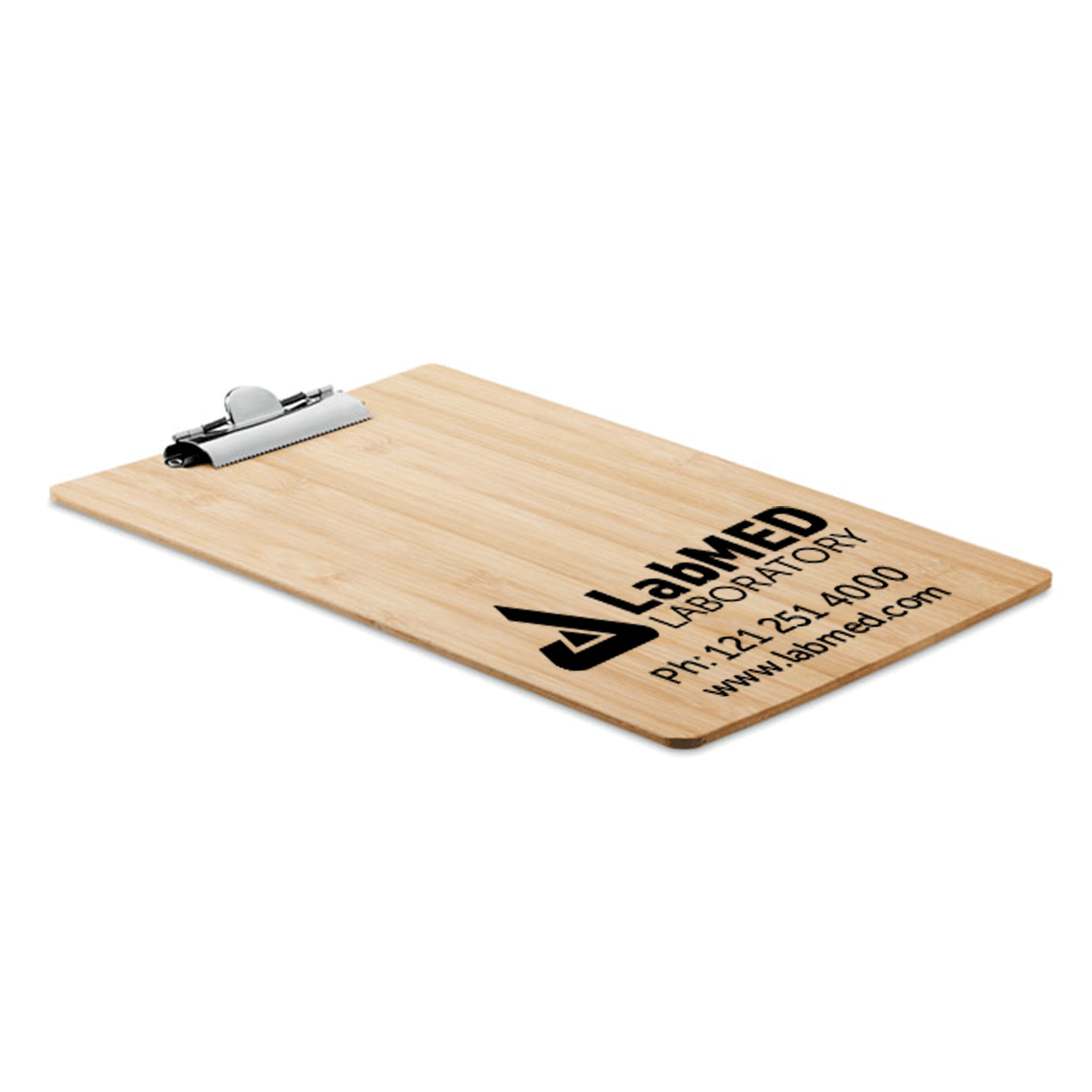 Promotional Clippo A4 Bamboo Clipboard with Logo | Pens.com
