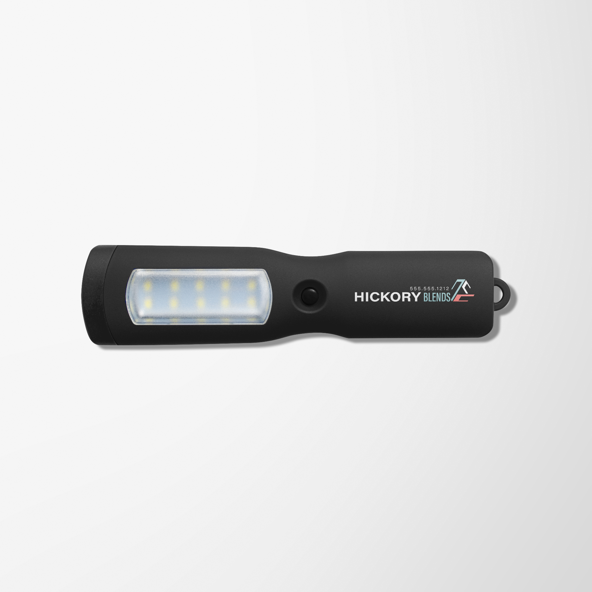 Promotional Full Colour Inkjet Oval LED Torch with Logo | Pens.com