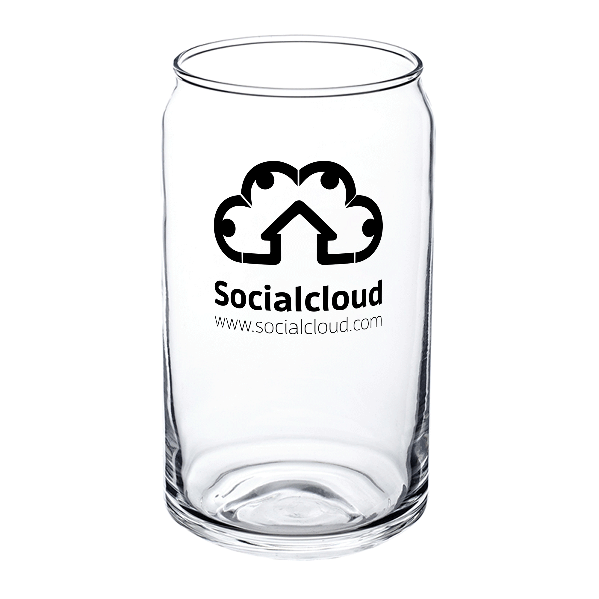 Custom 16 oz. Arc Glass Can | Pens.com