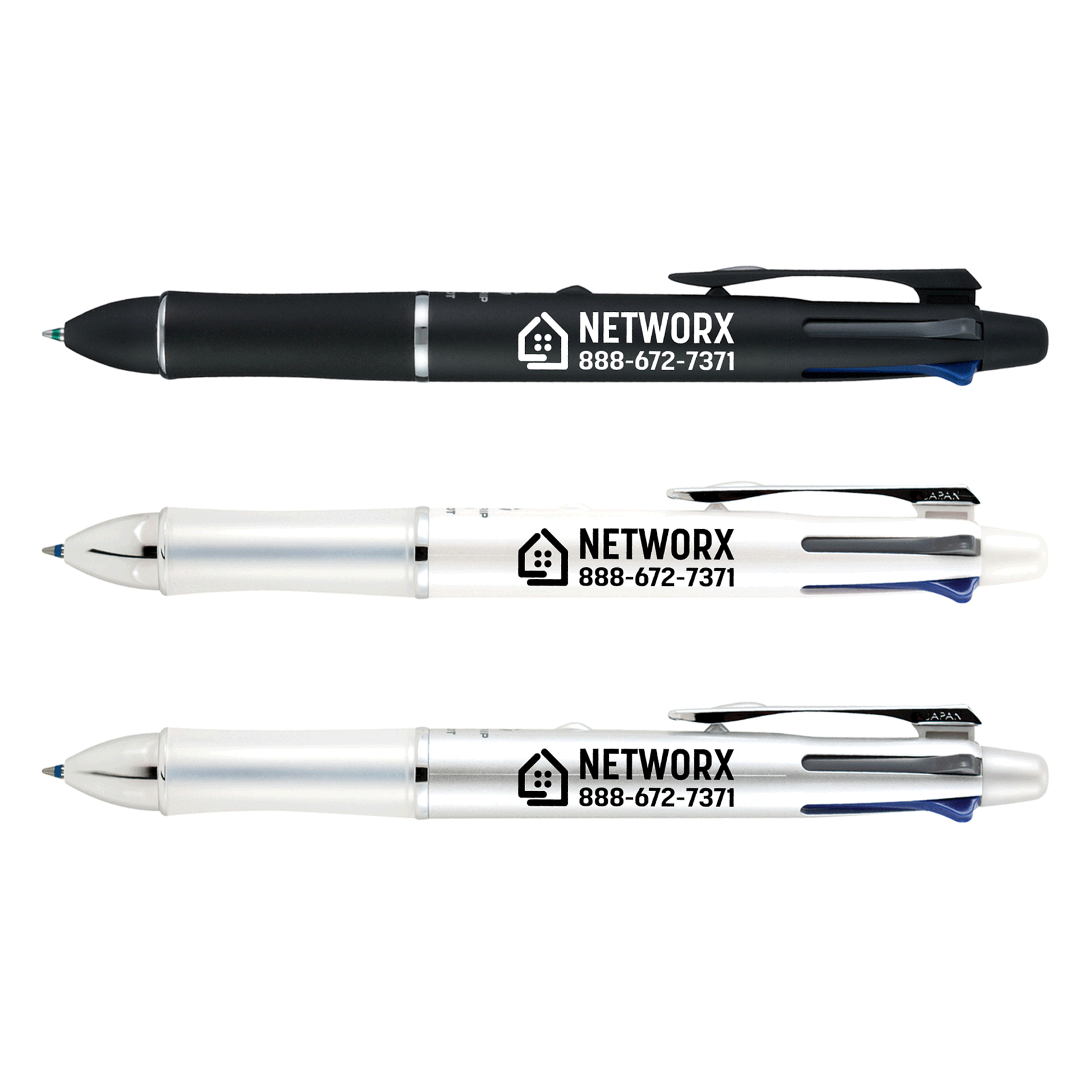 Custom Pilot® Dr. Grip® 4-Ink Pen & Mechanical Pencil | Pens.com