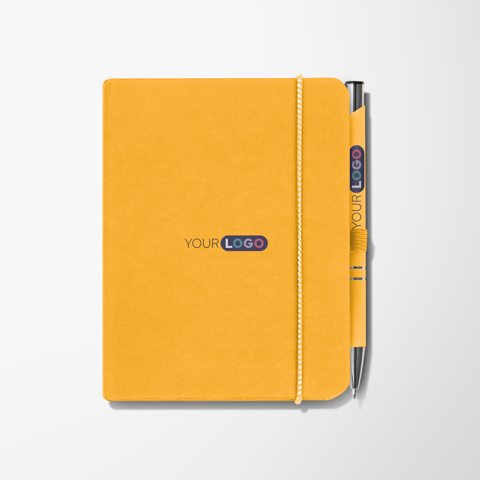 Custom Full Color 4.3"x 5.8" Recycled Eli Journal & Pen Set | Pens.com