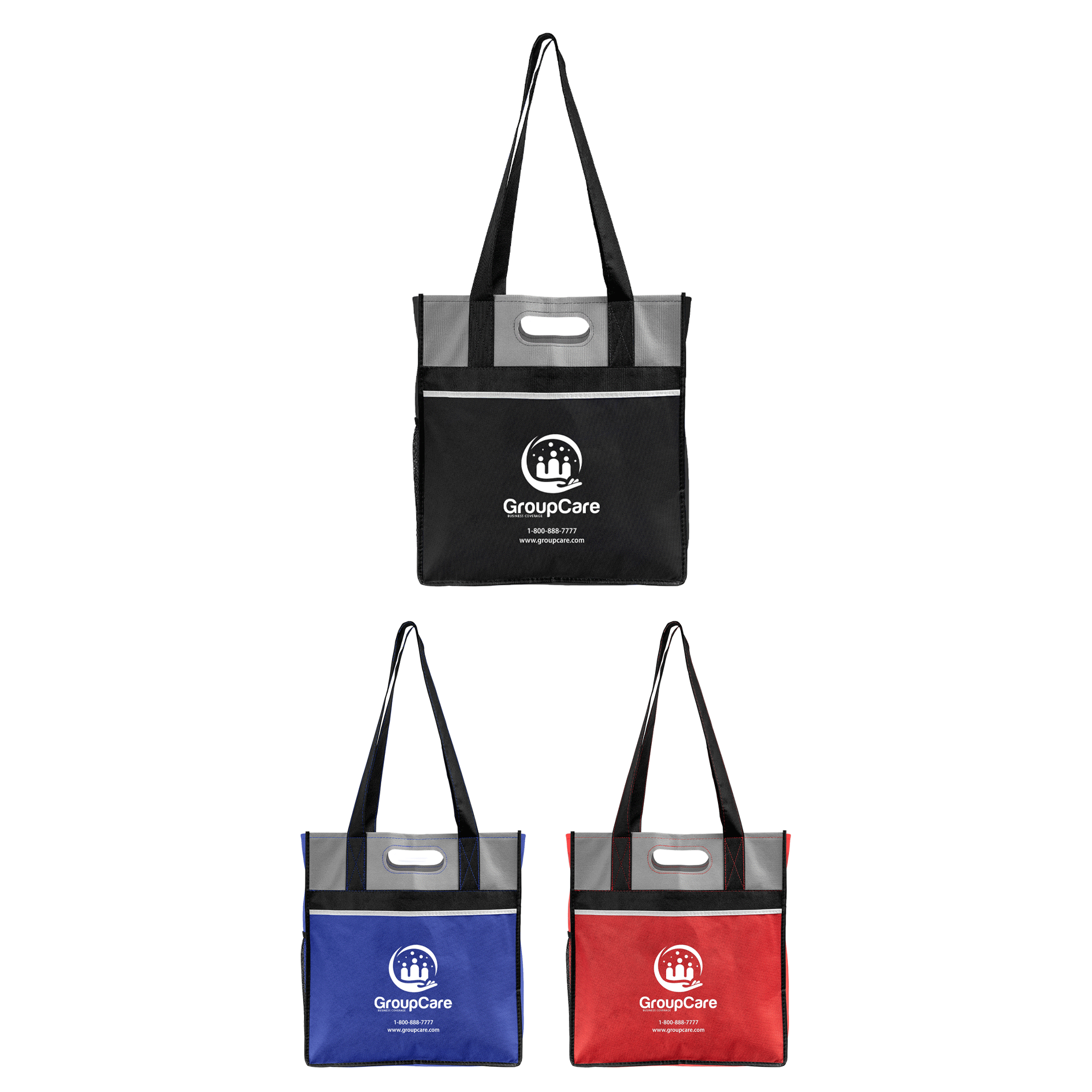 Promotional Double Handle Liam Shopping Tote with Logo | Pens.com