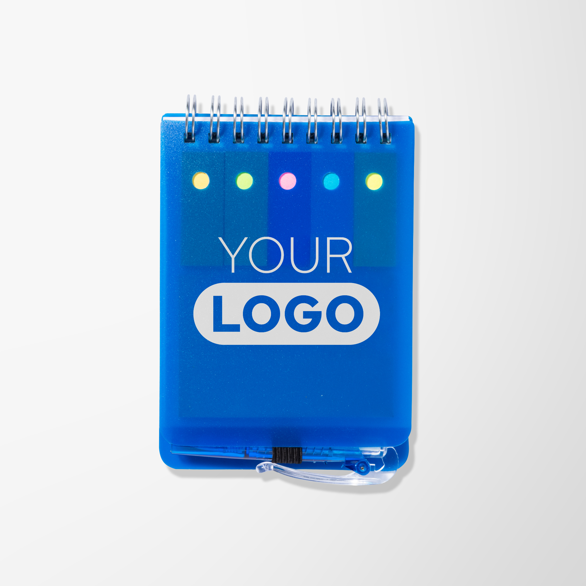 Custom Spiral Jotter with Sticky Notes & Pen | Pens.com