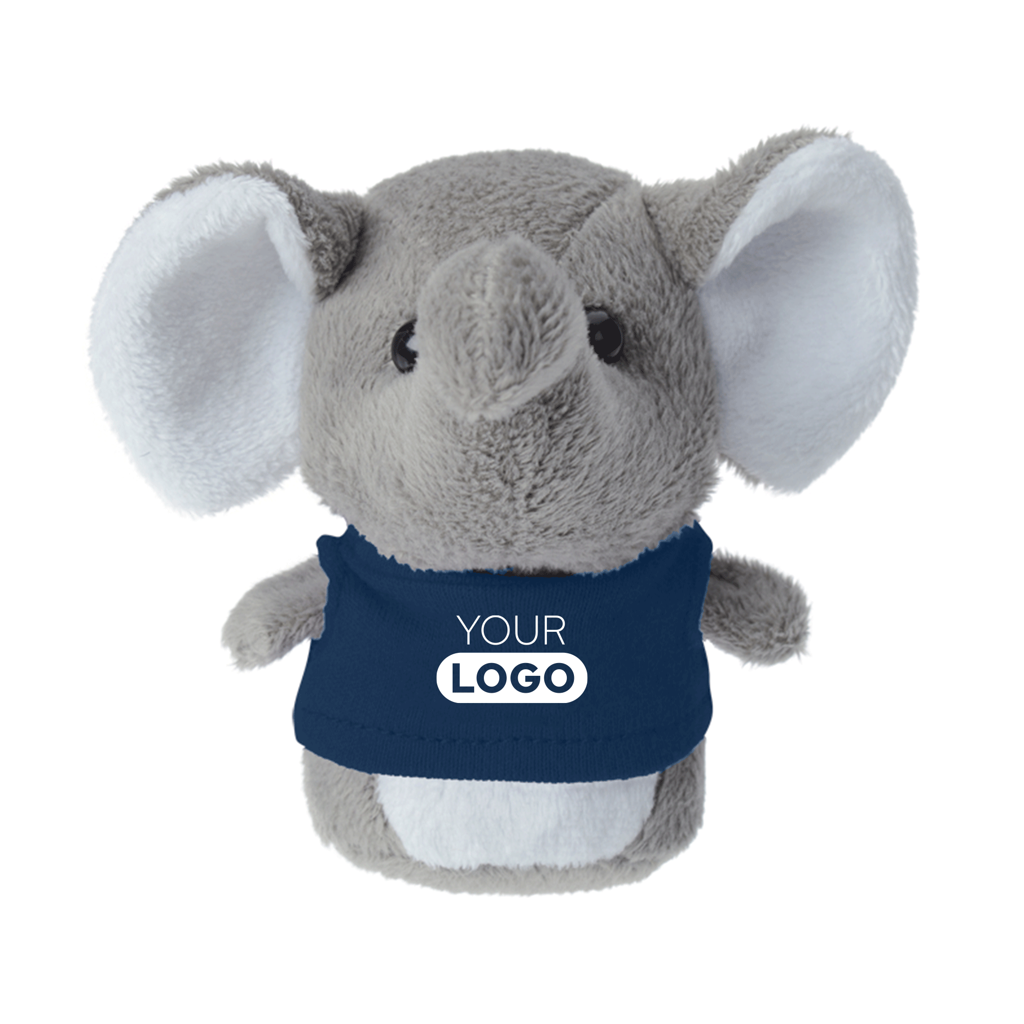 Custom Chelsea Teddy Bear™ 4" Shorties Plush Elephant | Pens.com