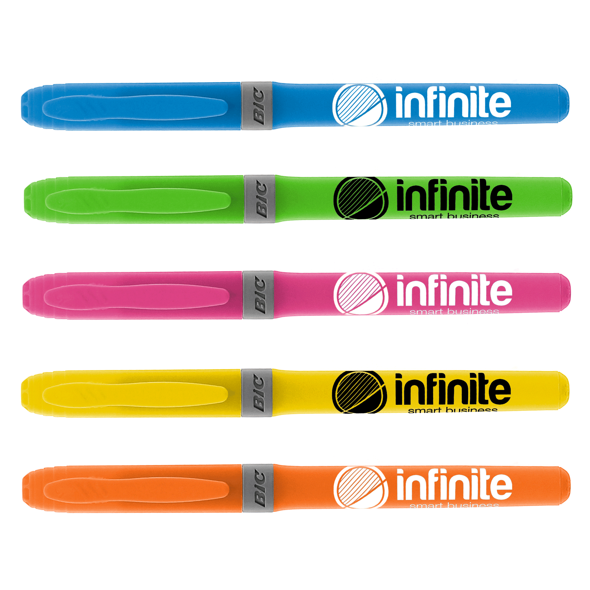 Promotional BIC® Brite Liner® Grip Highlighter with Logo | Pens.com