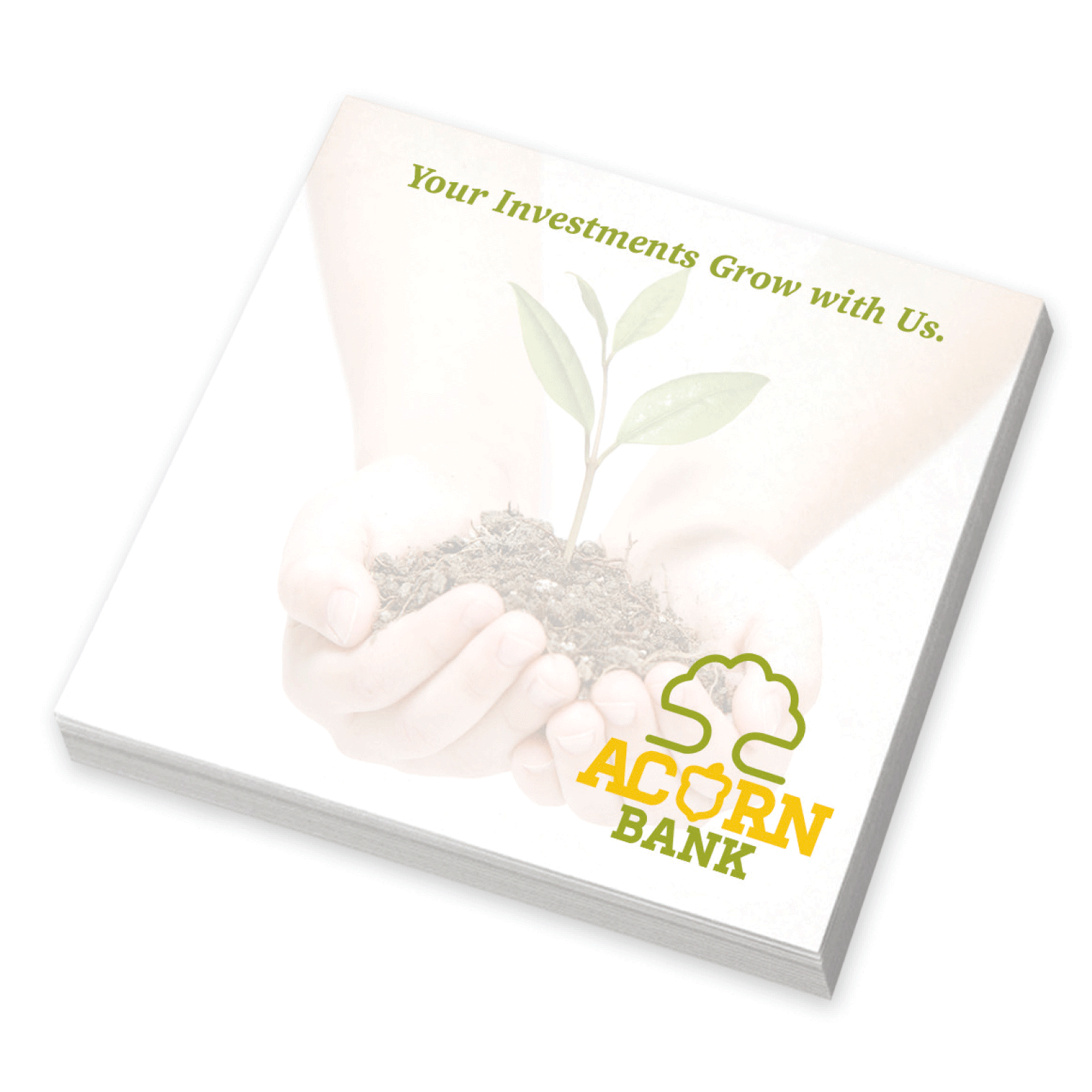 Custom Souvenir® 4'' x 4'' Sticky Note™, 50 sheet | Pens.com