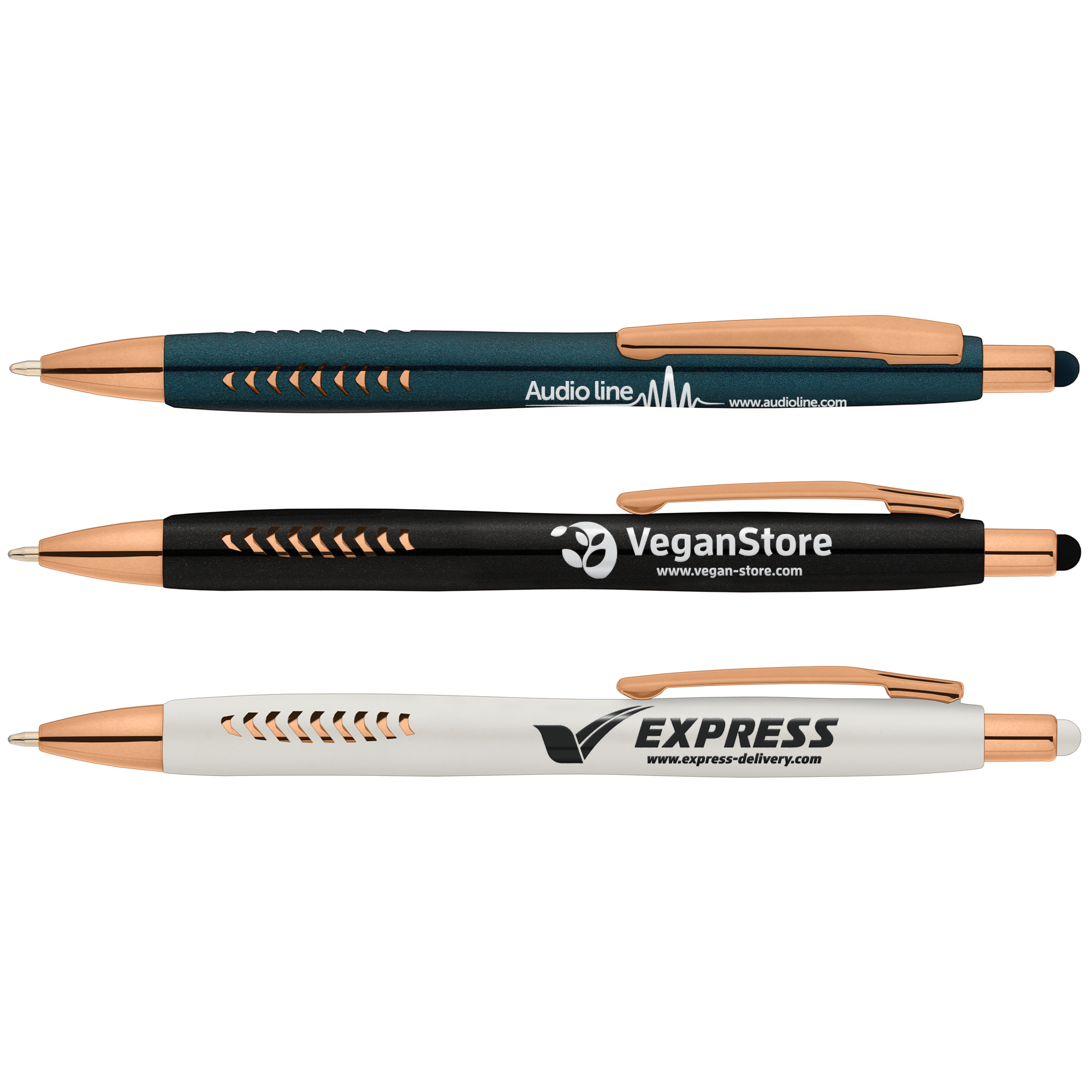 Custom Pearlized Basilia Stylus Pen | Pens.com CA