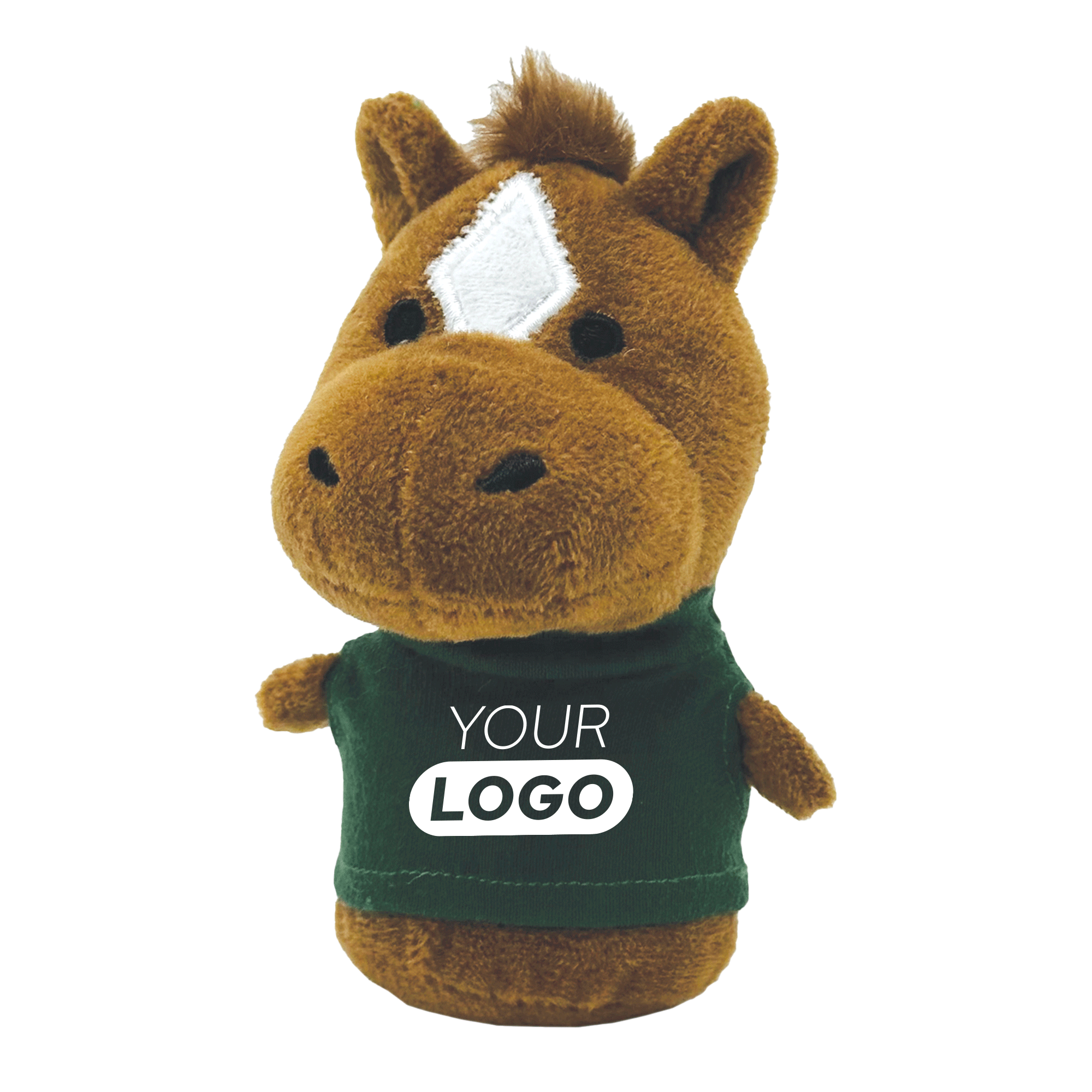 Custom Chelsea Teddy Bear™ 4" Shorties Plush Horse | Pens.com