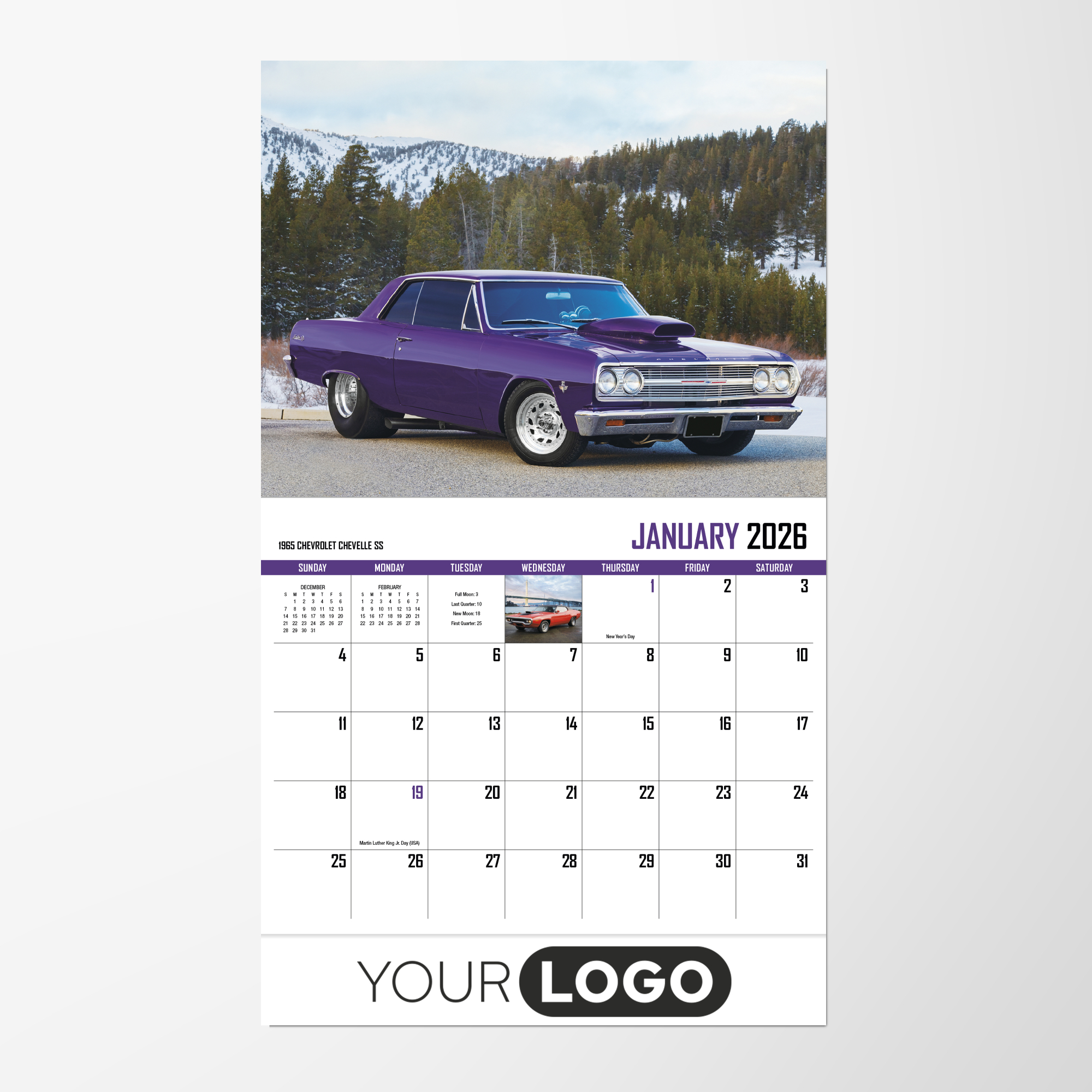Custom Street Thunder Wall Calendar | Pens.com