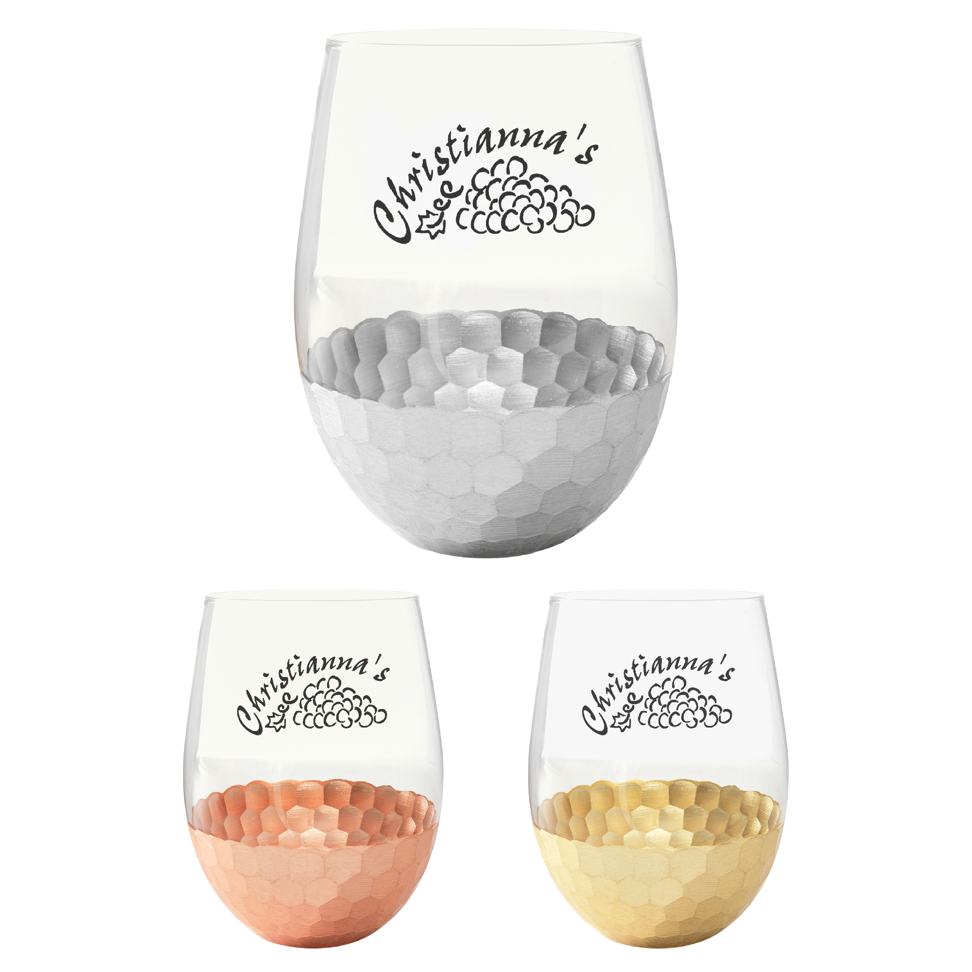 Custom 18 oz. Florence Stemless Wine Glass | Pens.com