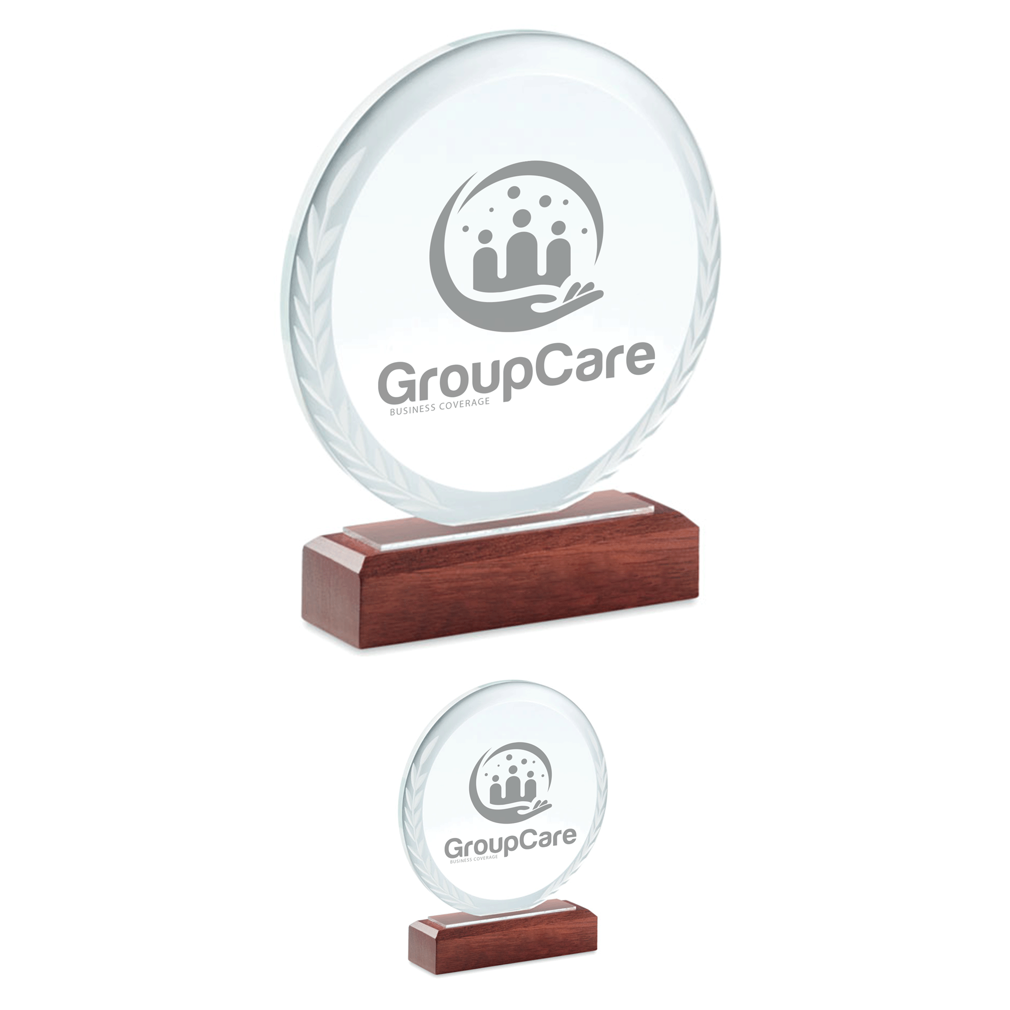 Plaque trophée ronde Publicitaire | Pens.com