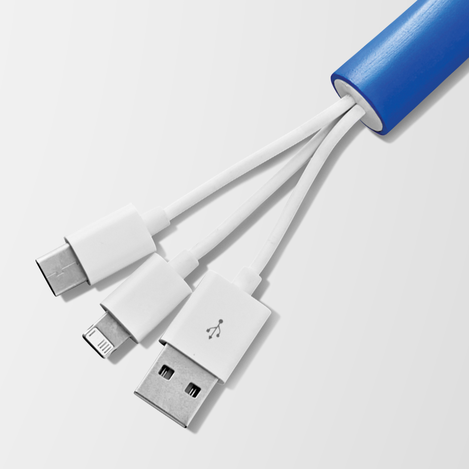 Custom Light-Up Route 3-in-1 Charging Cable | Pens.com CA