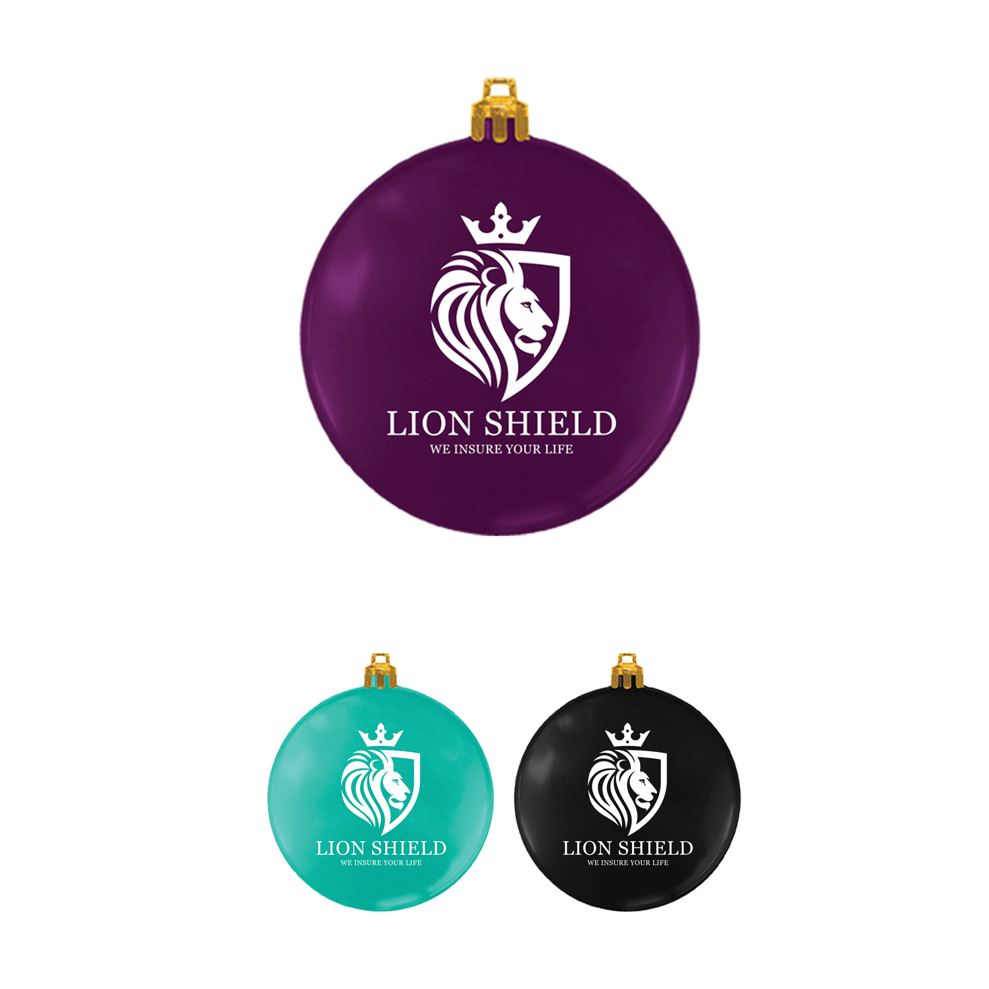 Custom 3'' Flat Shatterproof Ornaments | Pens.com