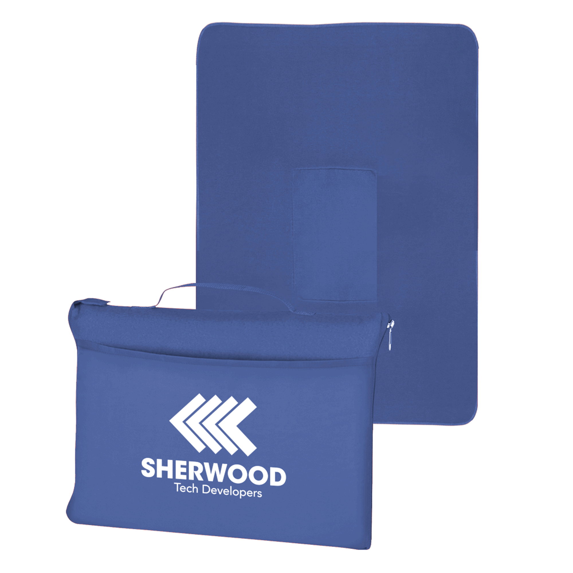 Custom Fleece Travel Blanket | Pens.com