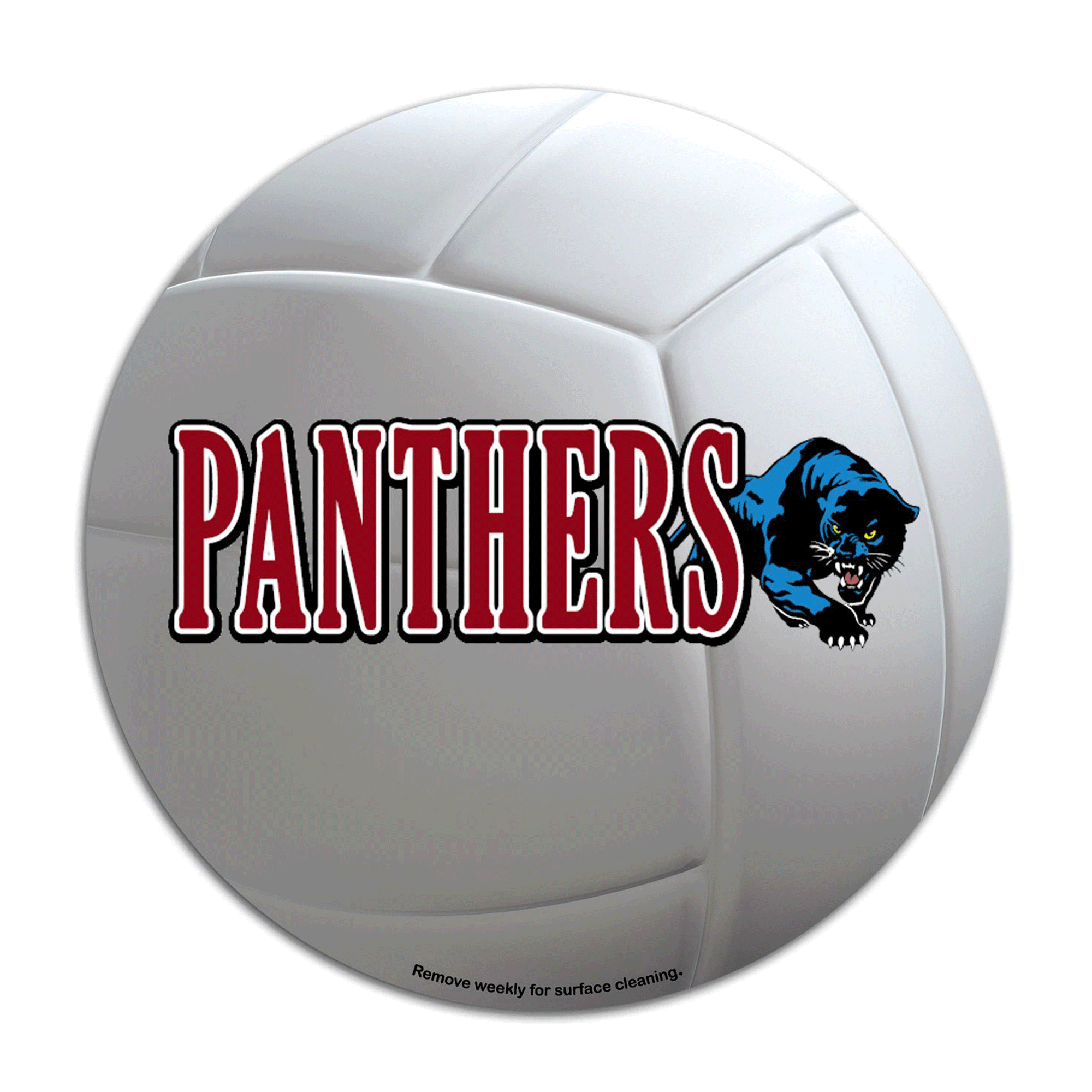 Custom Full Color 5.75" Volleyball Car Magnet | Pens.com