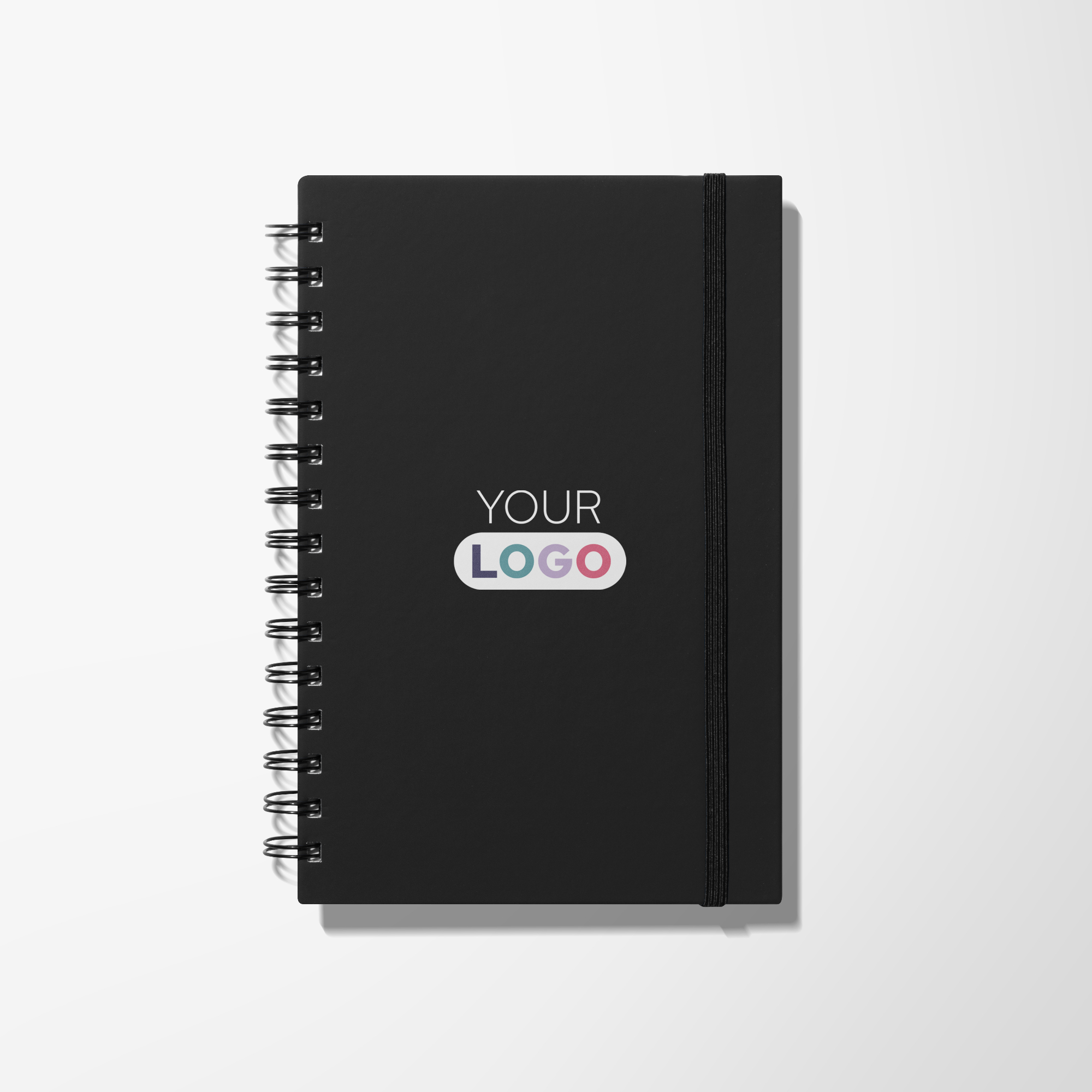Promotional Full Colour A5 Exhibit Recycled Spiral Notebook with Logo ...