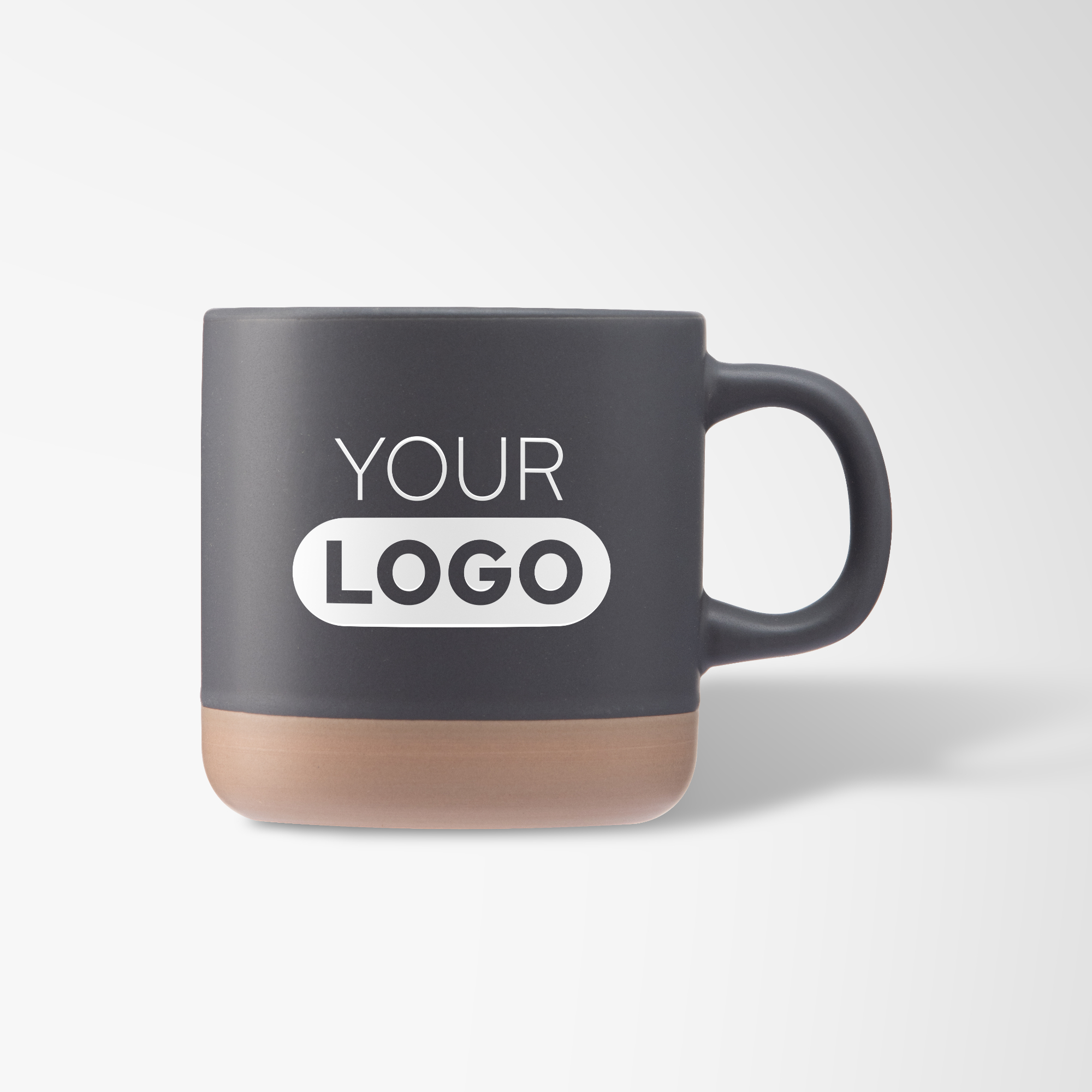 Custom 355 ml Rustic Ceramic Mug | Pens.com CA