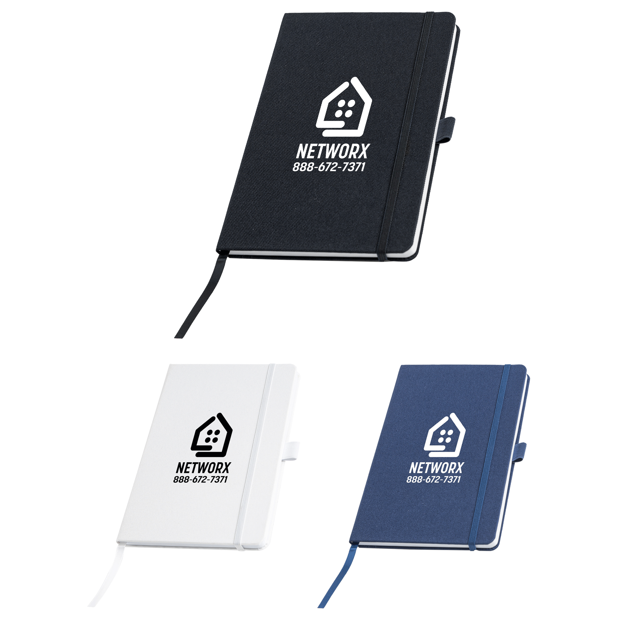 Promotional A5 Bordo Recycled Notebook with Logo | Pens.com