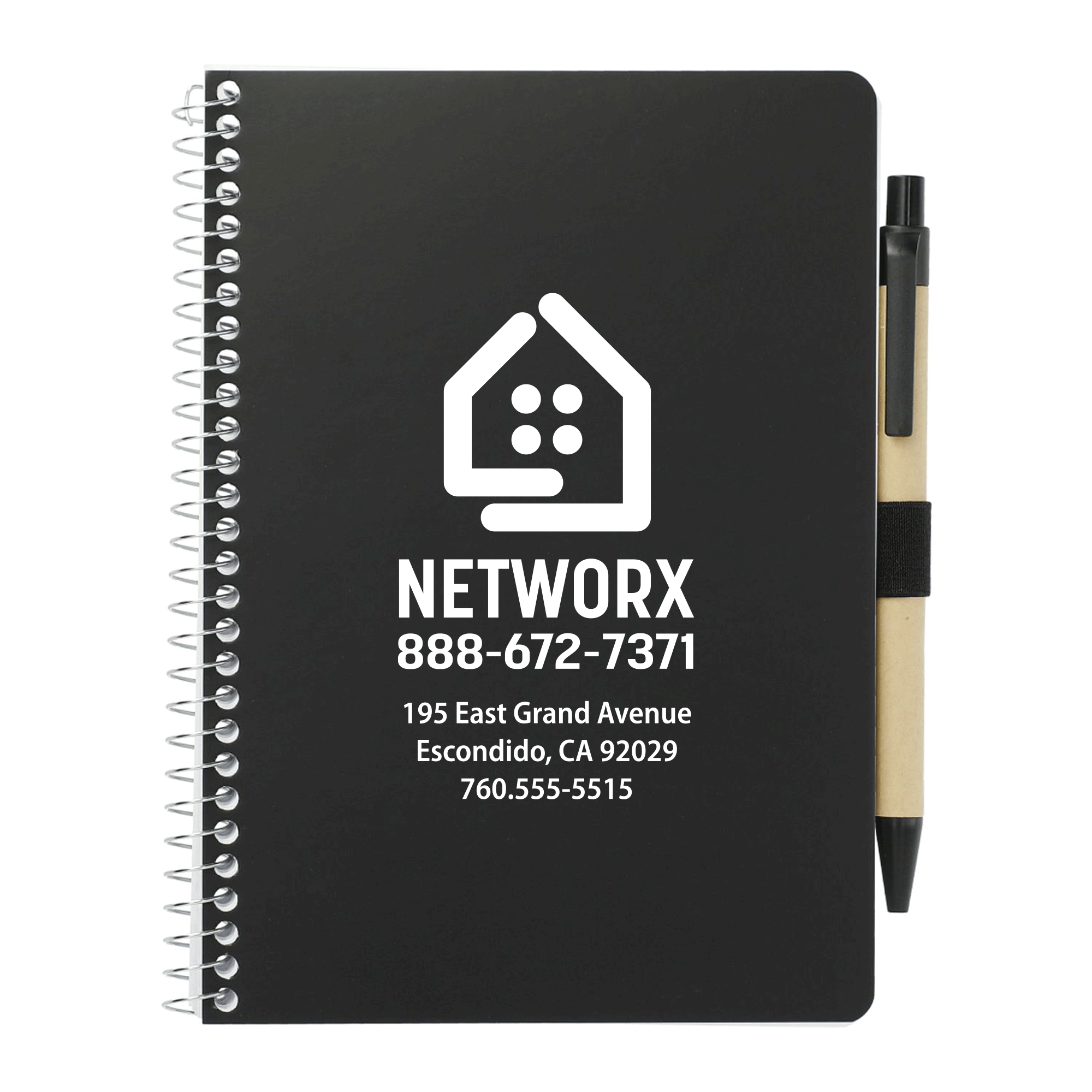Custom 5”x 7” Spark Spiral Notebook & Pen Set | Pens.com