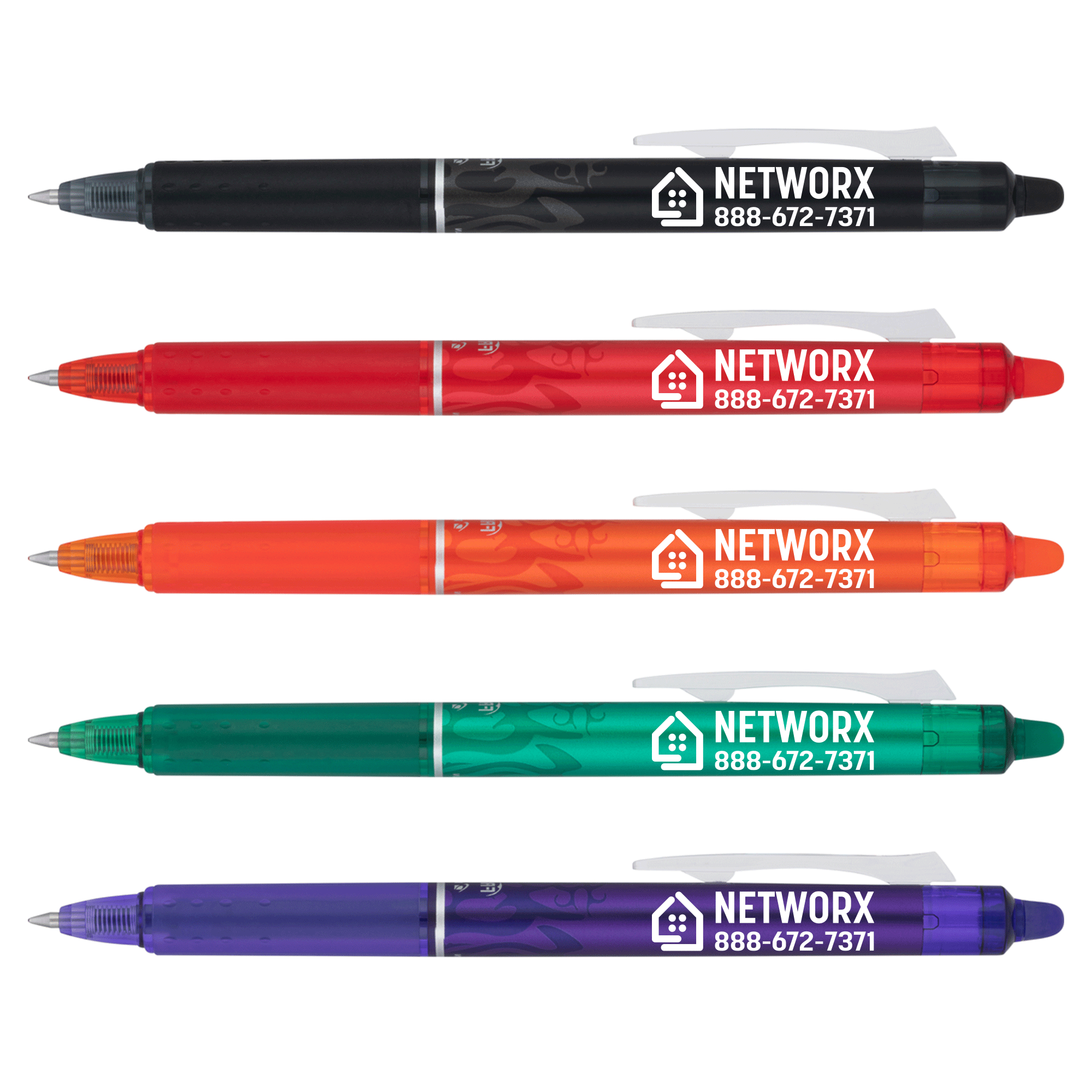 Custom Pilot® FriXion® Ball Clicker Erasable Gel Pen | Pens.com