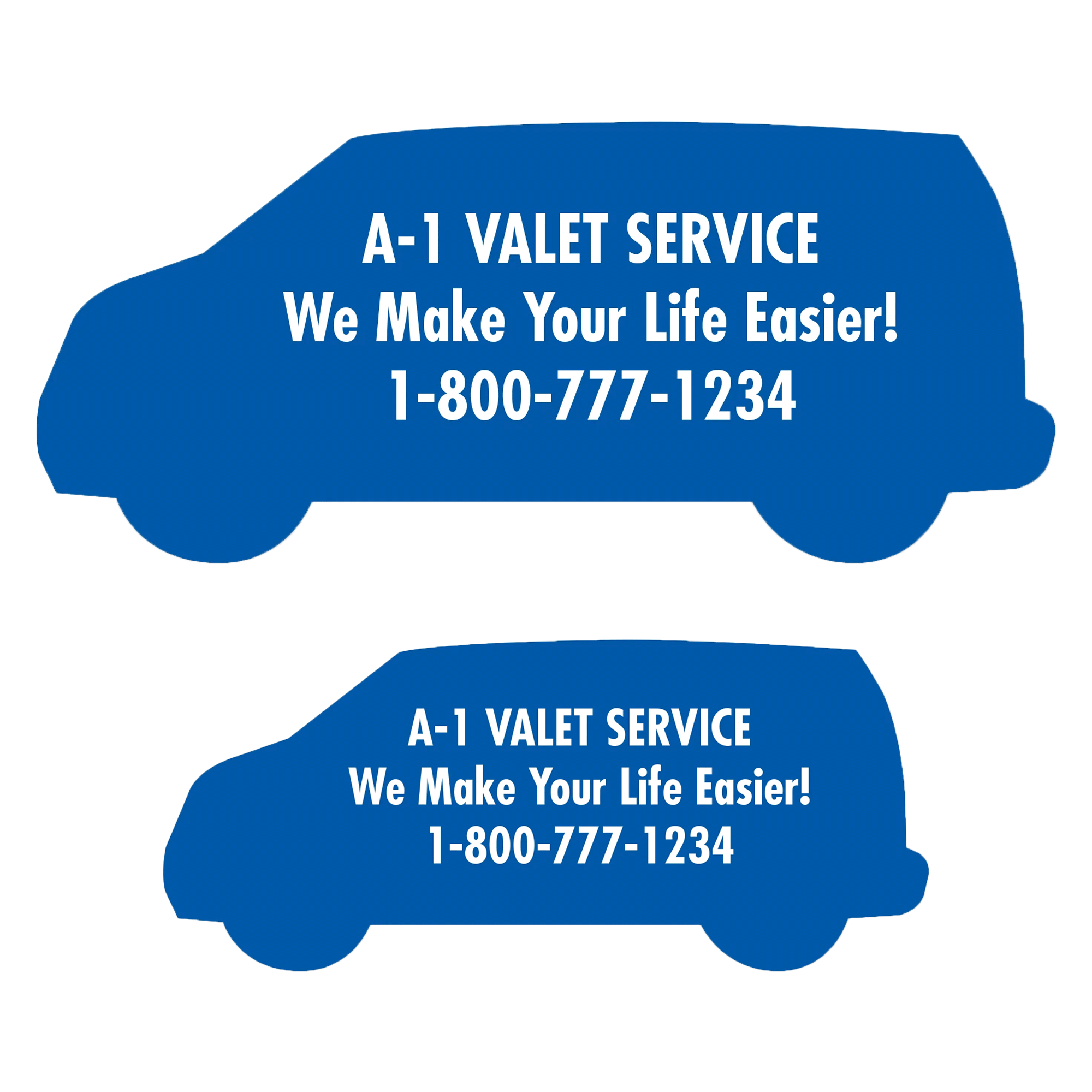 Custom 20 Mil Van Shape Magnet | Pens.com CA