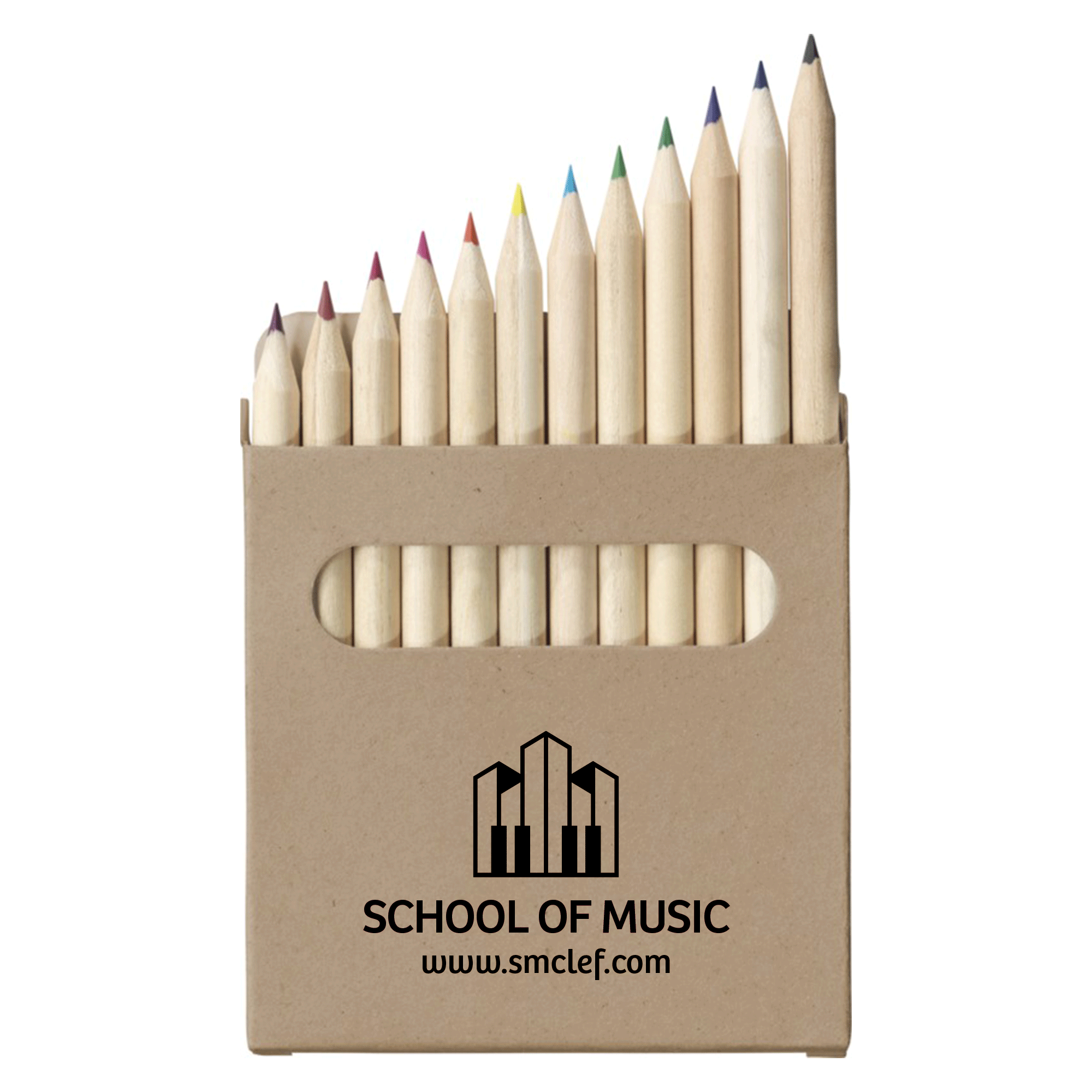 Set de 12 lápices de colores Artemaa - Regalo Personalizado | Pens.com