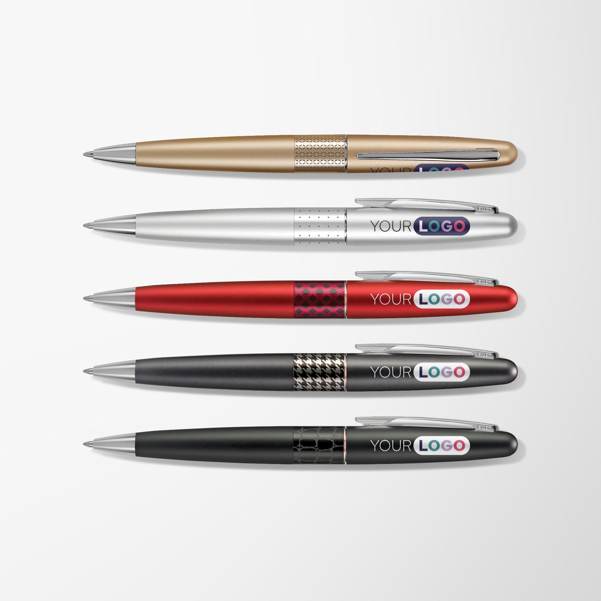 Custom Full Color Pilot® Metropolitan Collection® Brass Pen | Pens.com