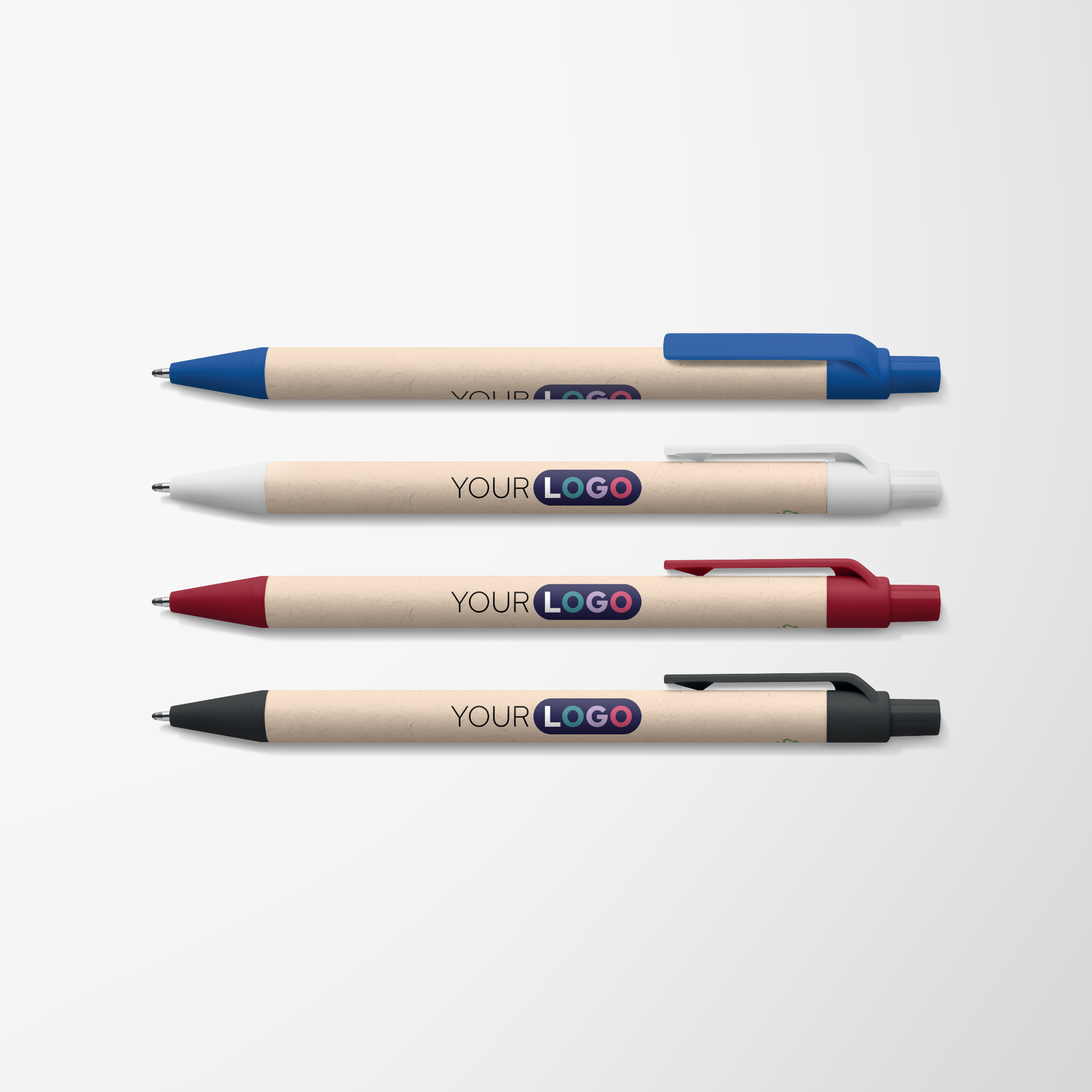 Tuli full colour pen van gerecycled karton en papier Bedrukken met Logo ...