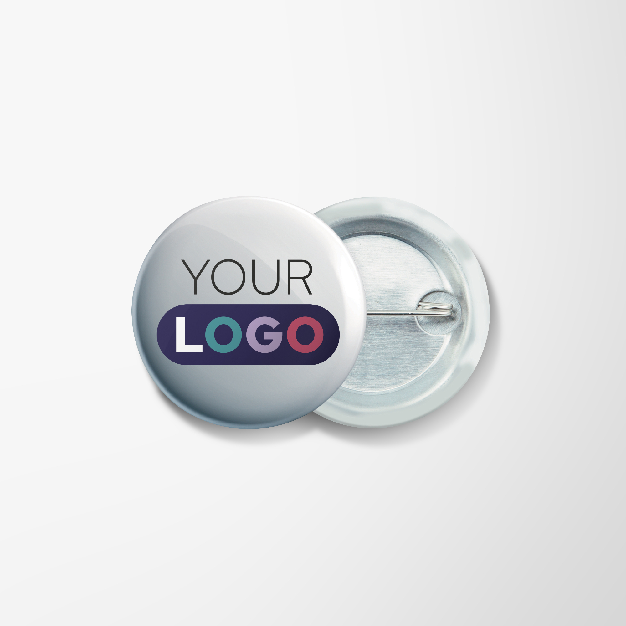 Promotional Full Colour Memento 31mm Pin Badge with Logo | Pens.com