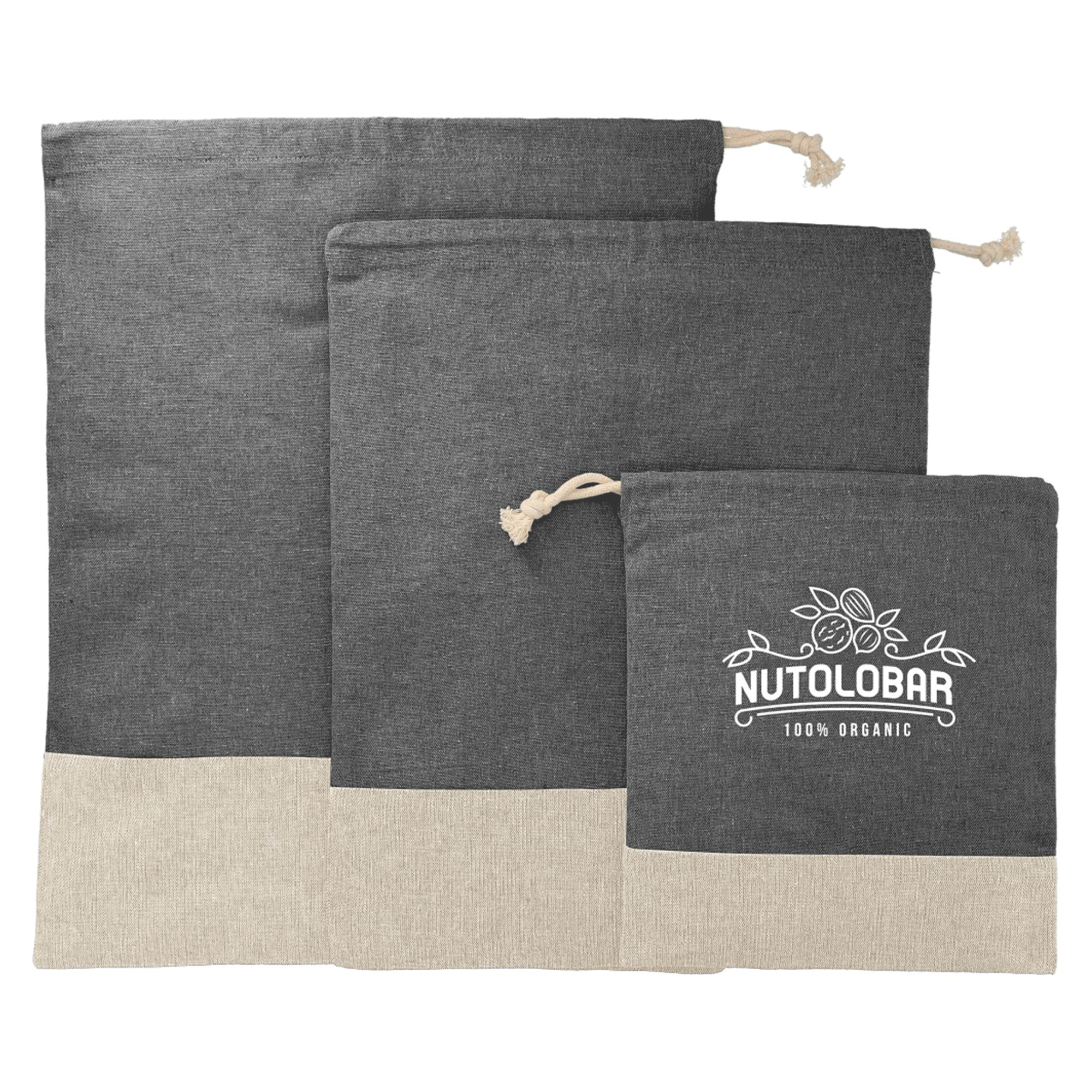 Custom 3-Piece Split Cotton Travel Pouch Set | Pens.com