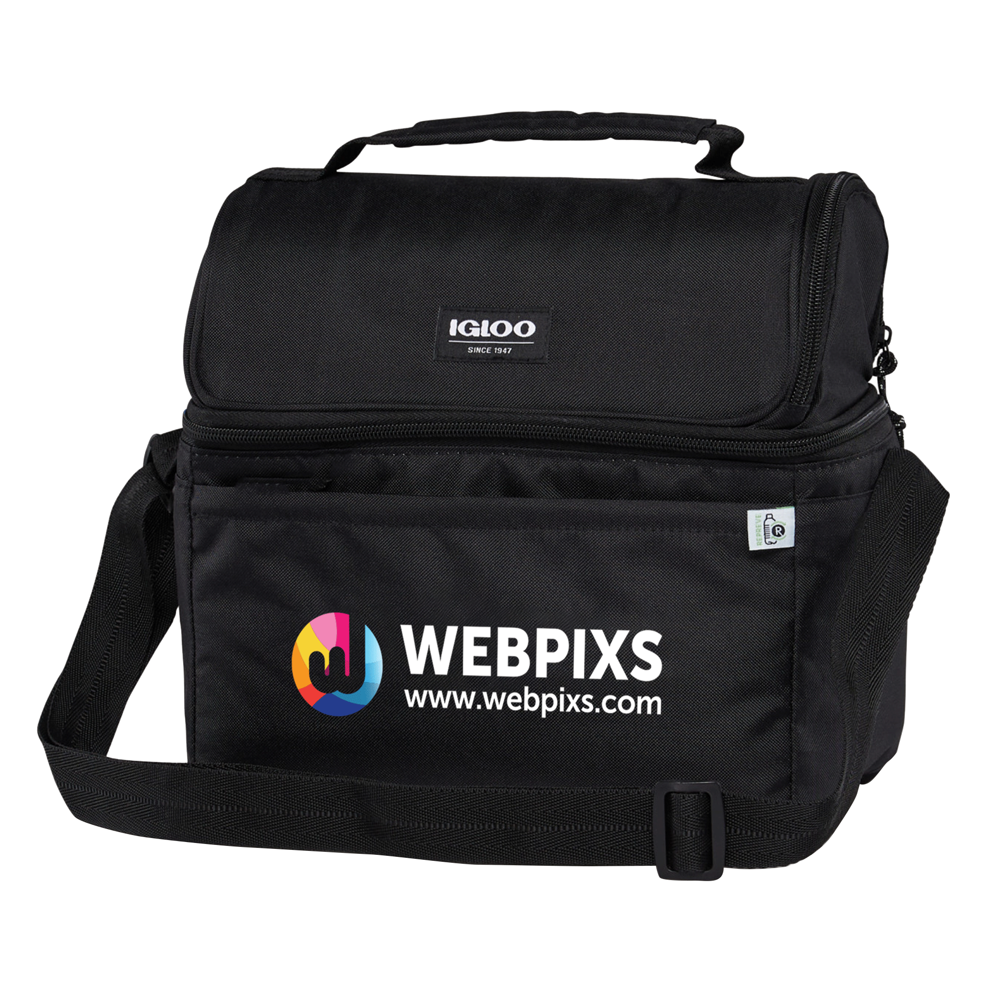 Custom Full Color Igloo® REPREVE® Recycled Lunch Pail Cooler | Pens.com