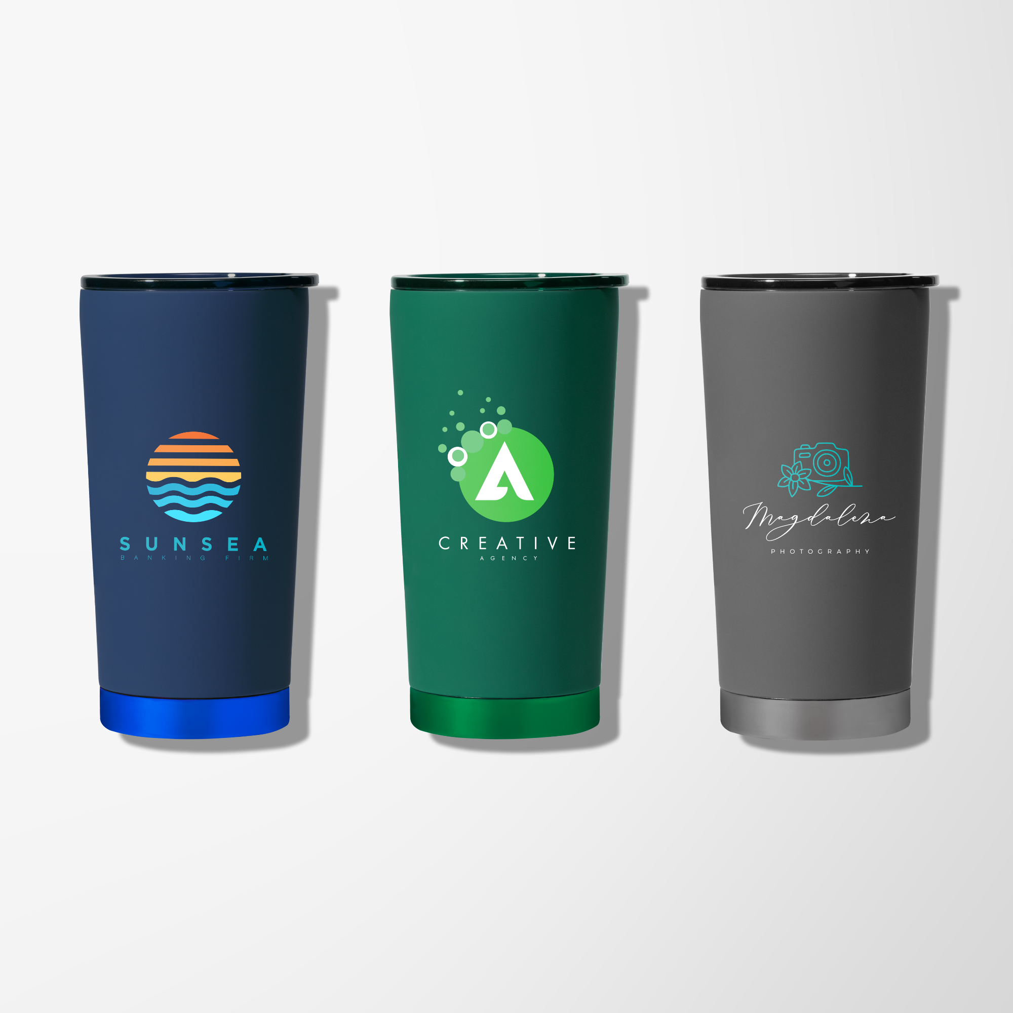 Custom Full Color 20 oz. Soft Touch Denali Stainless Steel Tumbler ...