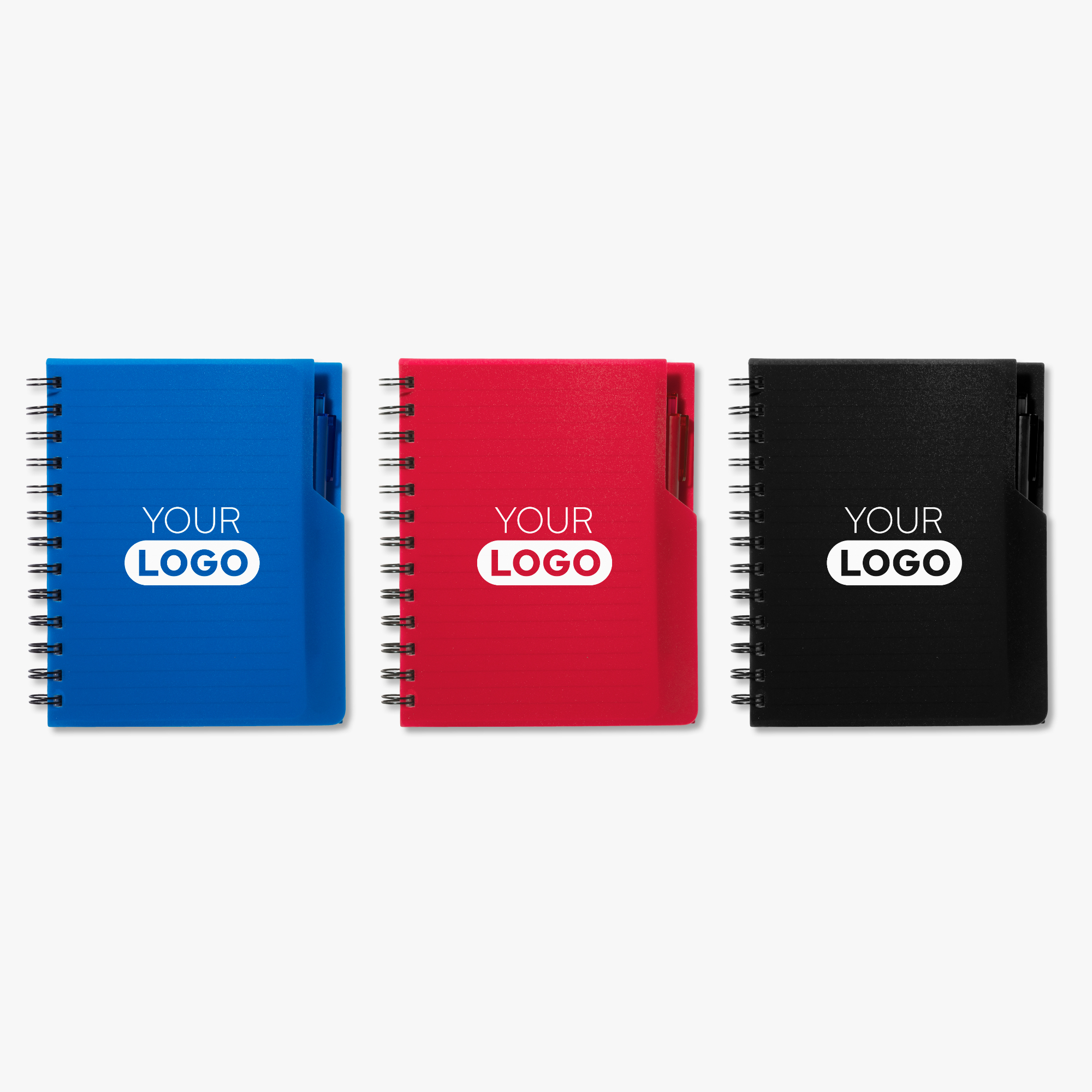 Customise Exhibit Recycled Spiral Notebook & Pen Set with Print | Pens.com