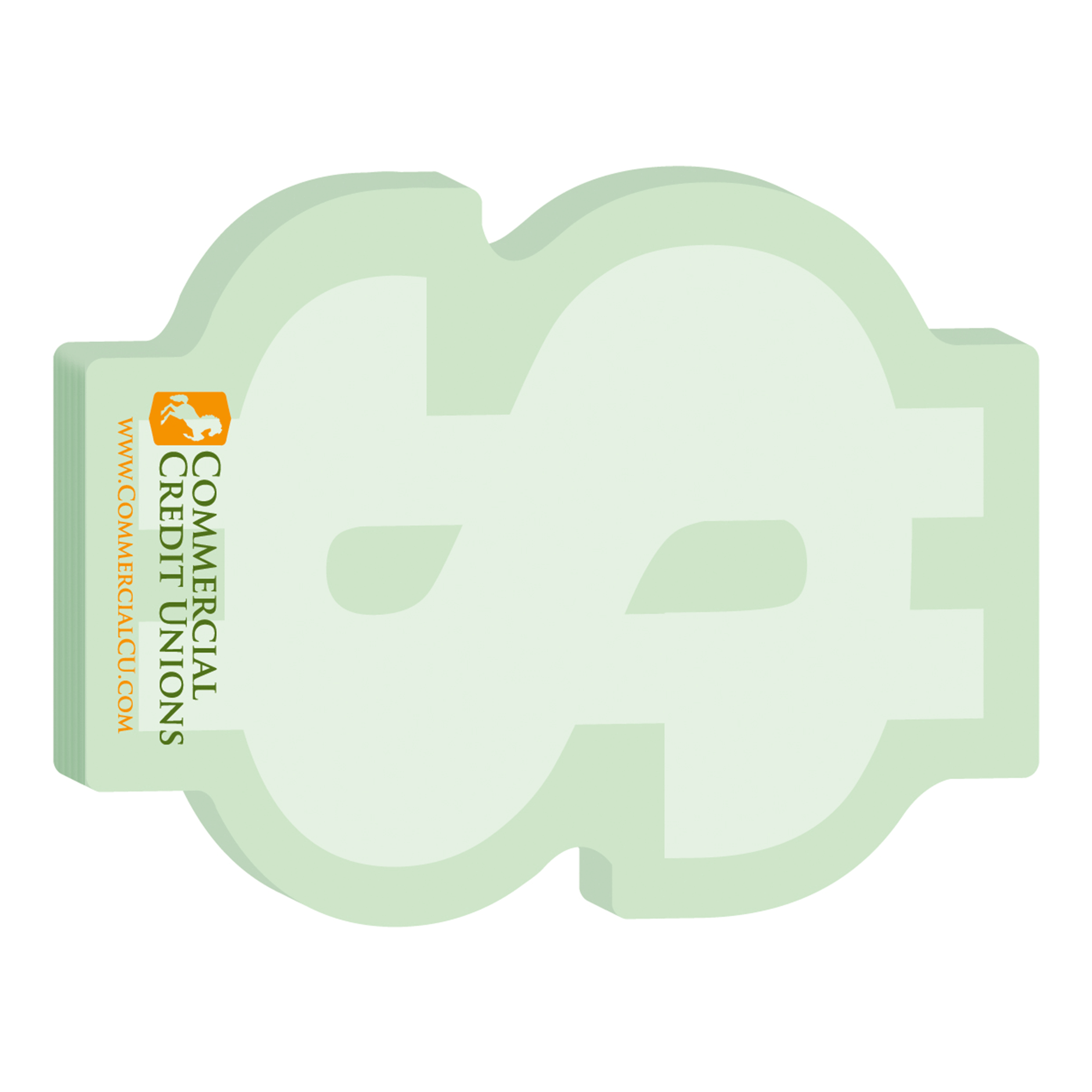 Custom Souvenir® 4'' x 3'' Die Cut Sticky Note™, 50 sheet | Pens.com