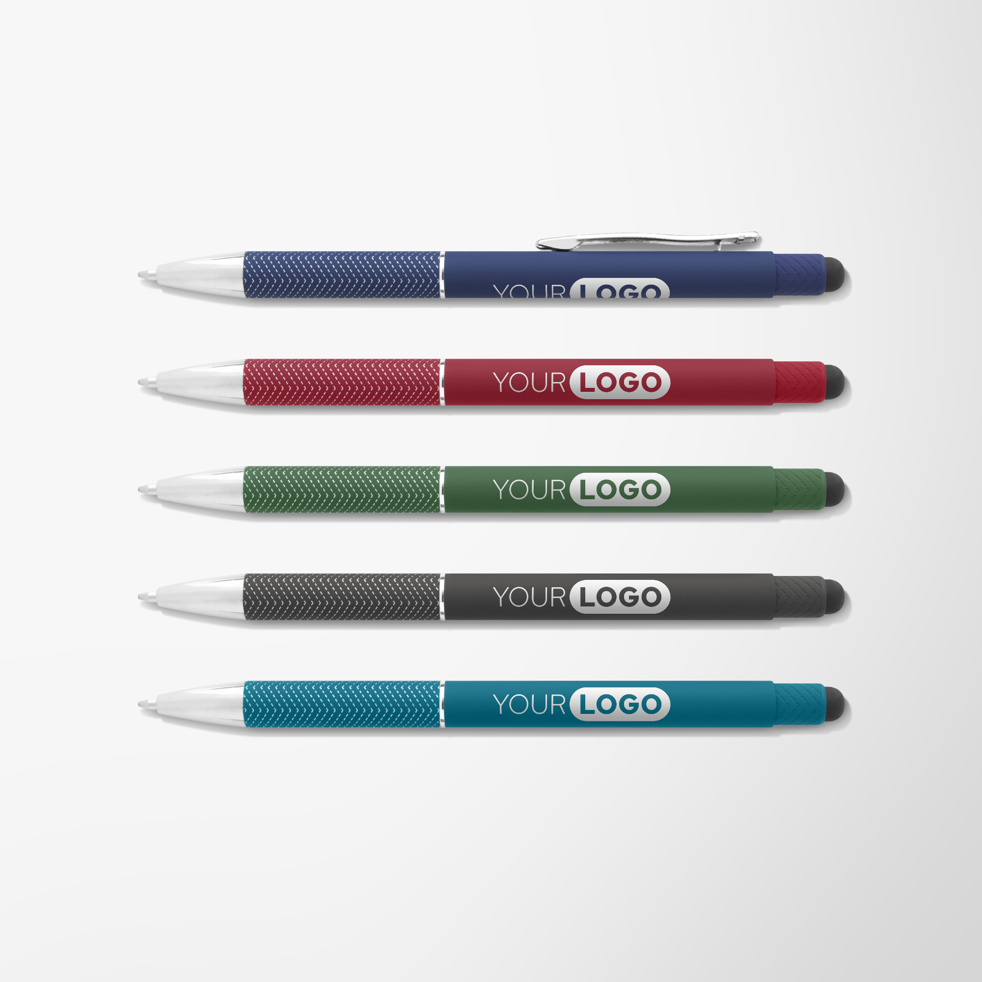 Custom Good Value™ Soft Touch Bella Stylus Pen | Pens.com