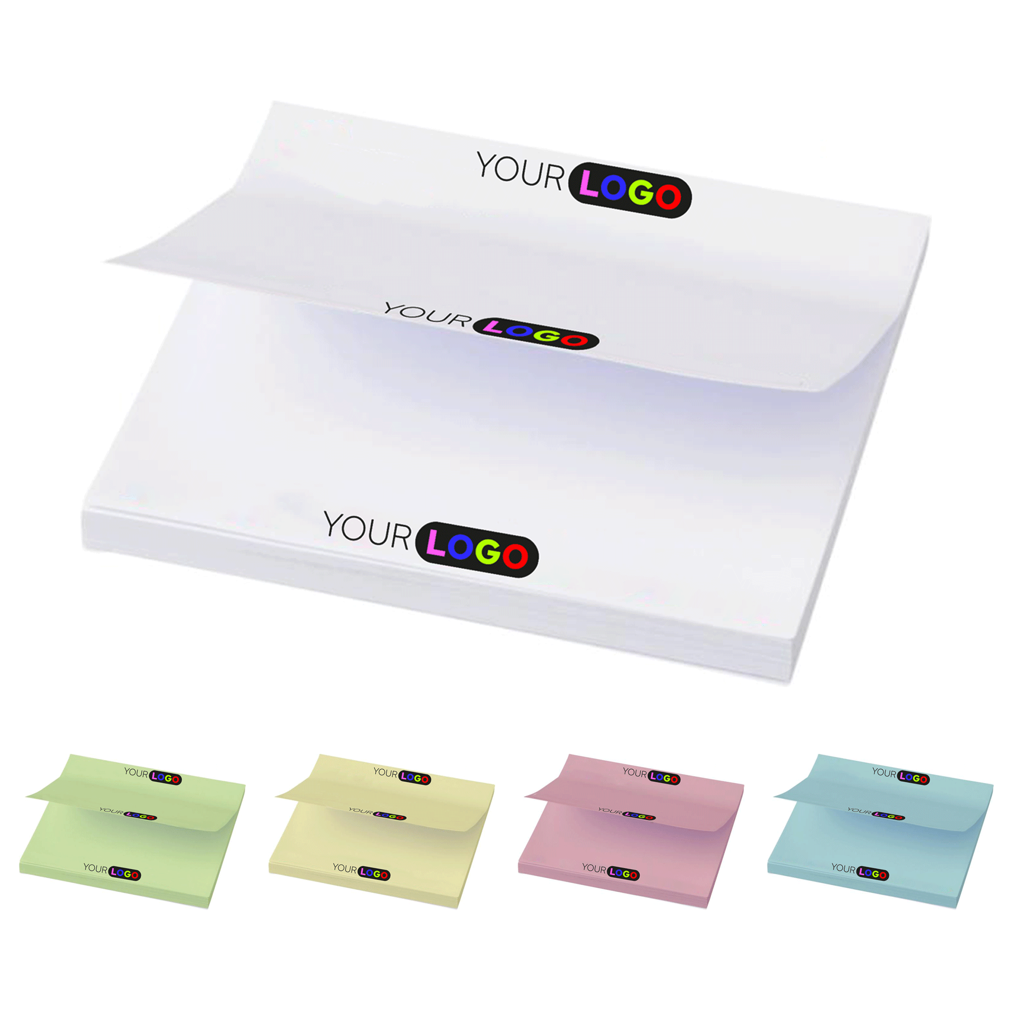 Notes adhésives Jot Joy Sticky-Mate® 25 feuilles avec impression en ...