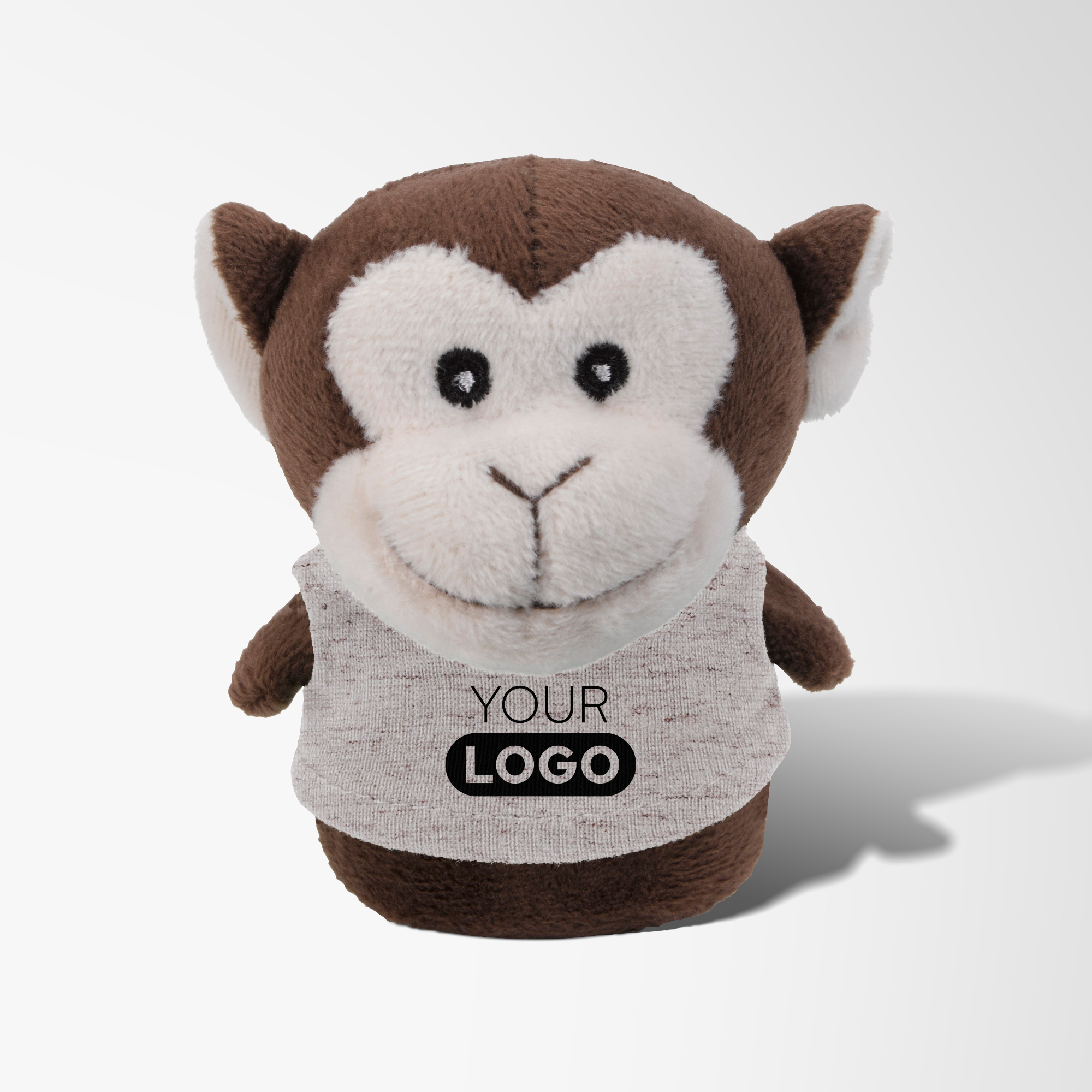 Custom Chelsea Teddy Bear™ 4" Shorties Plush Monkey | Pens.com