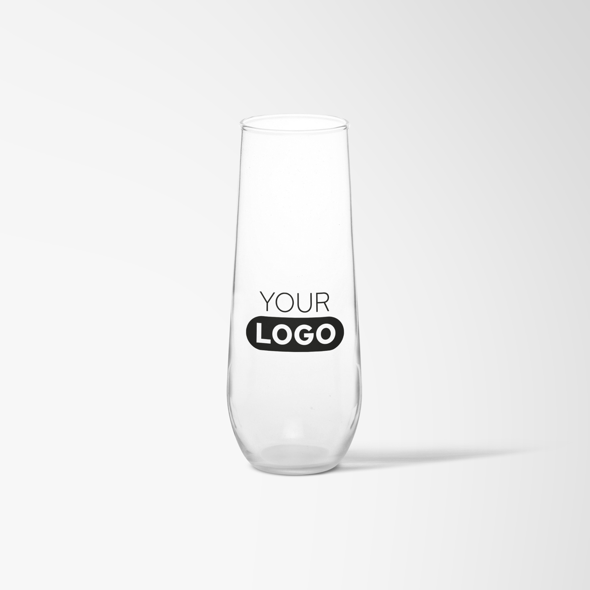 Custom Libbey® 235 ml Cia Stemless Flute | Pens.com CA