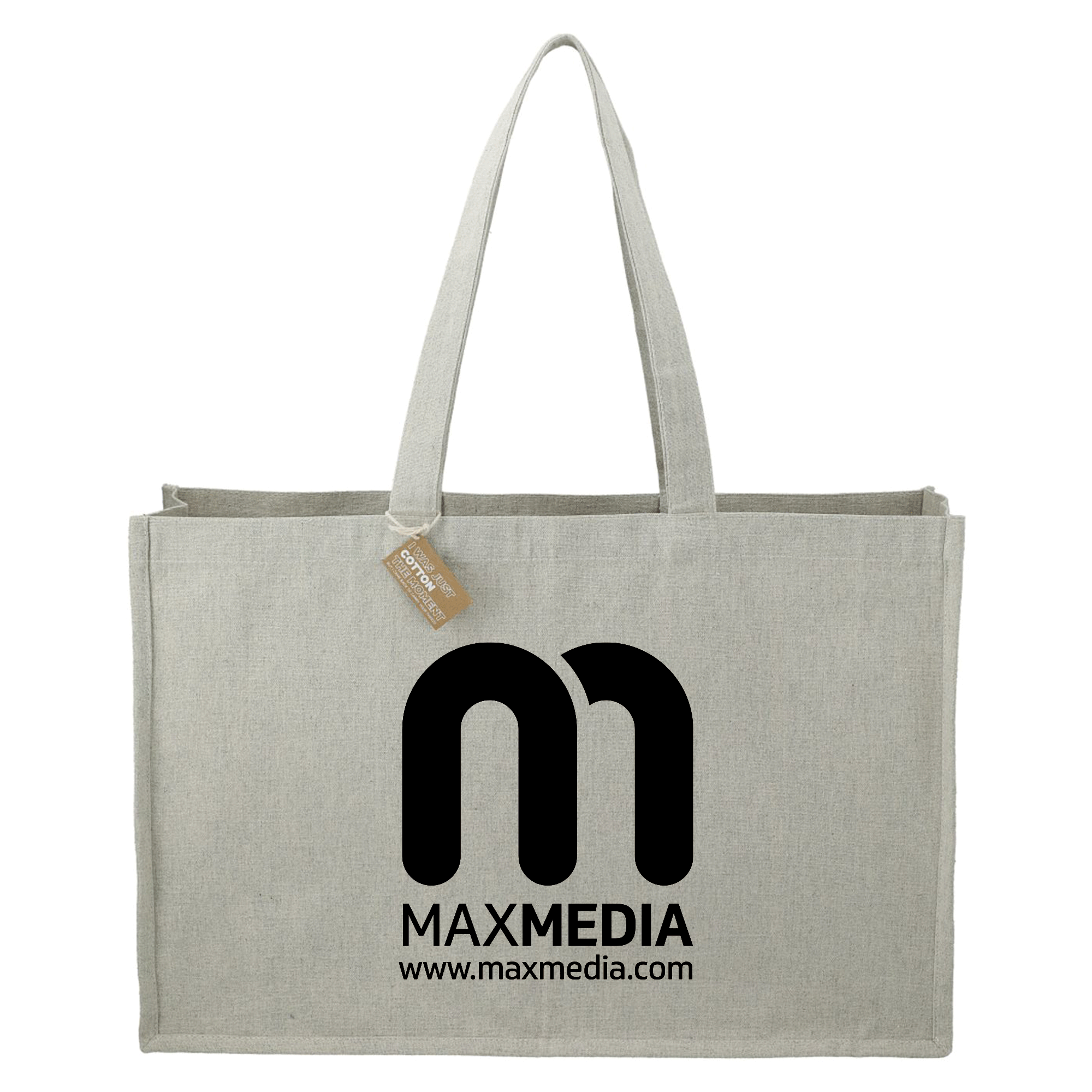 Custom Repose 10 oz. Recycled Cotton Shoulder Tote Bag | Pens.com