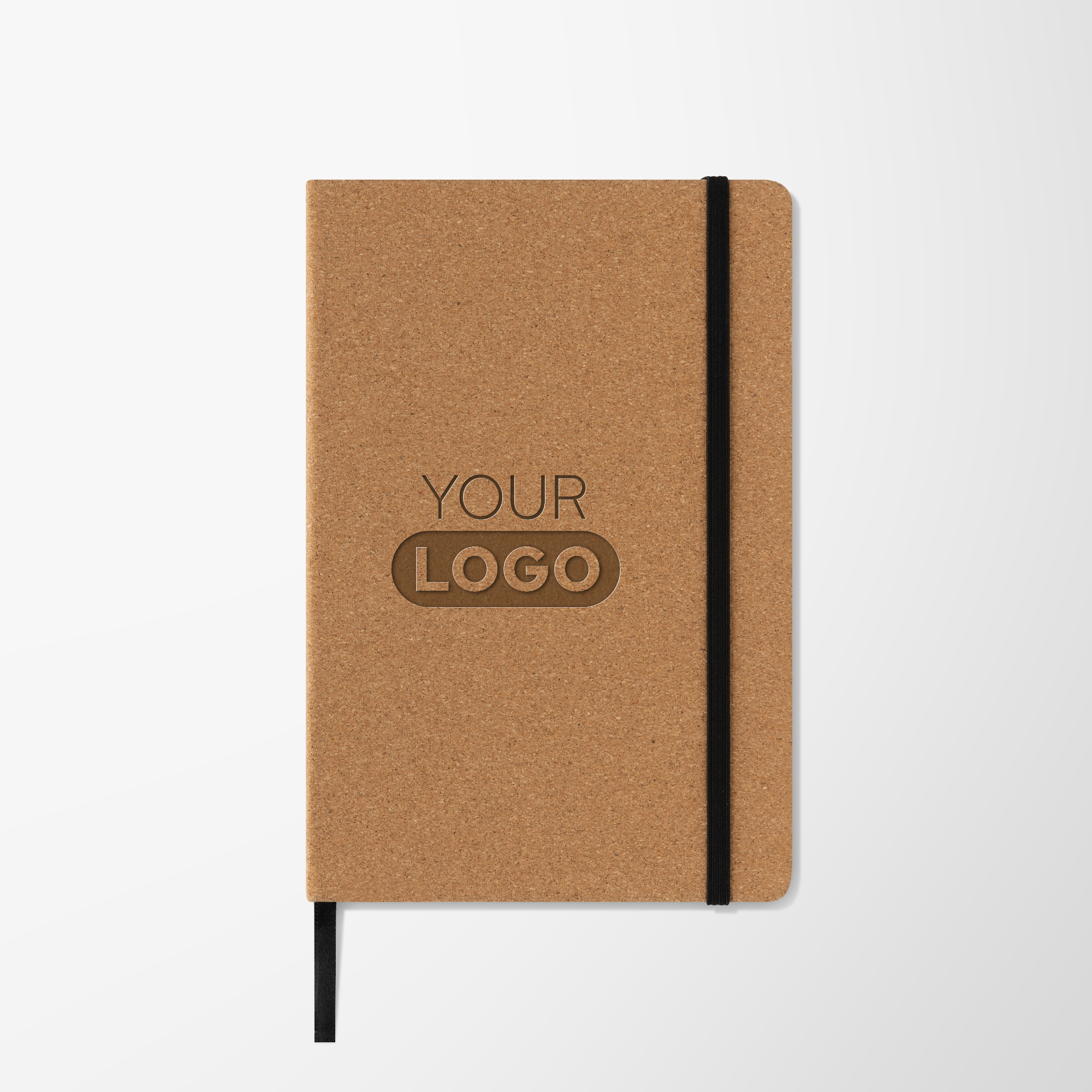 Werbeartikel Notizbuch Stoneleaf aus Kork mit Steinpapier und Gravur, A5 | Pens.com